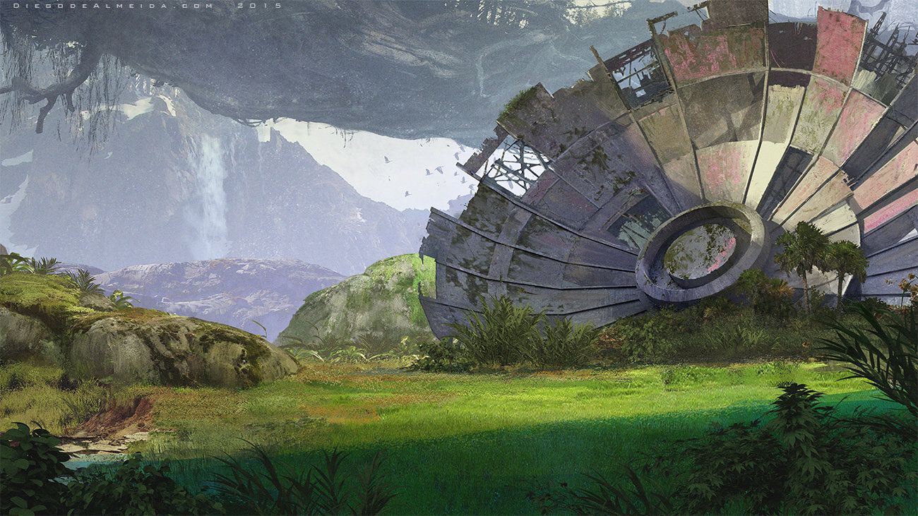 Environment Concept Art by Diego de Almeida Peres | Scrolller