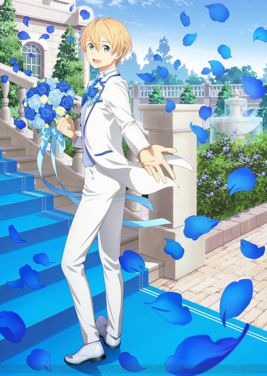 Eugeo in white formal suit | Scrolller