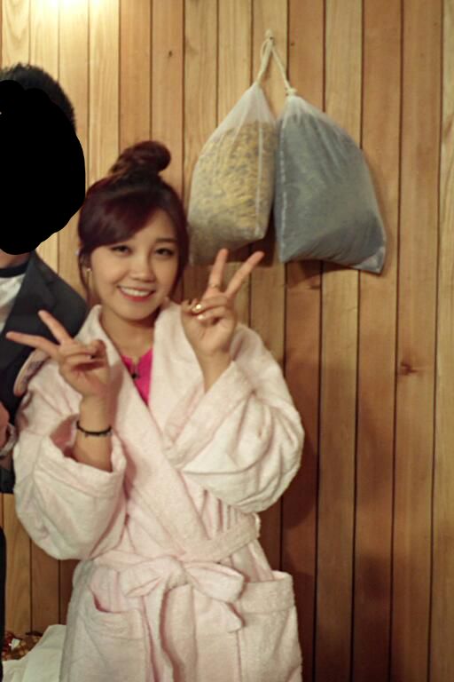 Eunji on the set of Happy Together | Scrolller