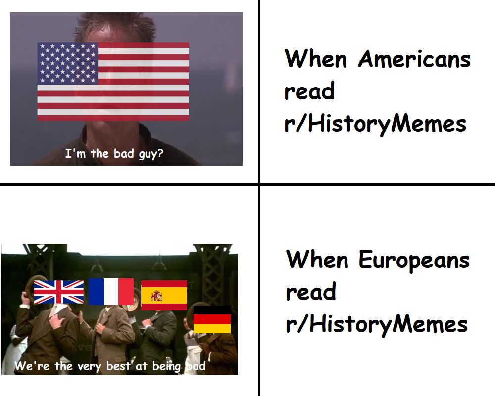 Europeans vs American history buffs | Scrolller