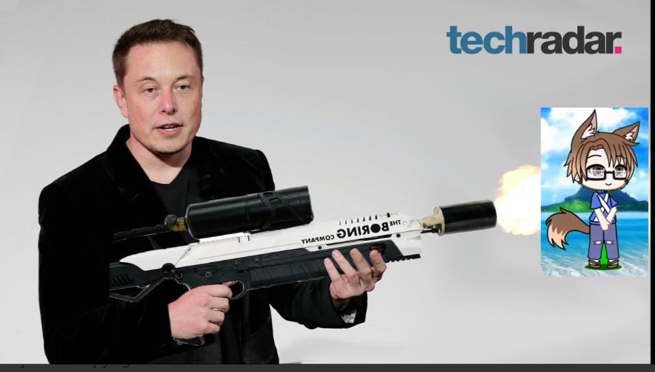 every time you repost elon musk shoots a gatcha with wis flamethrower | Scrolller