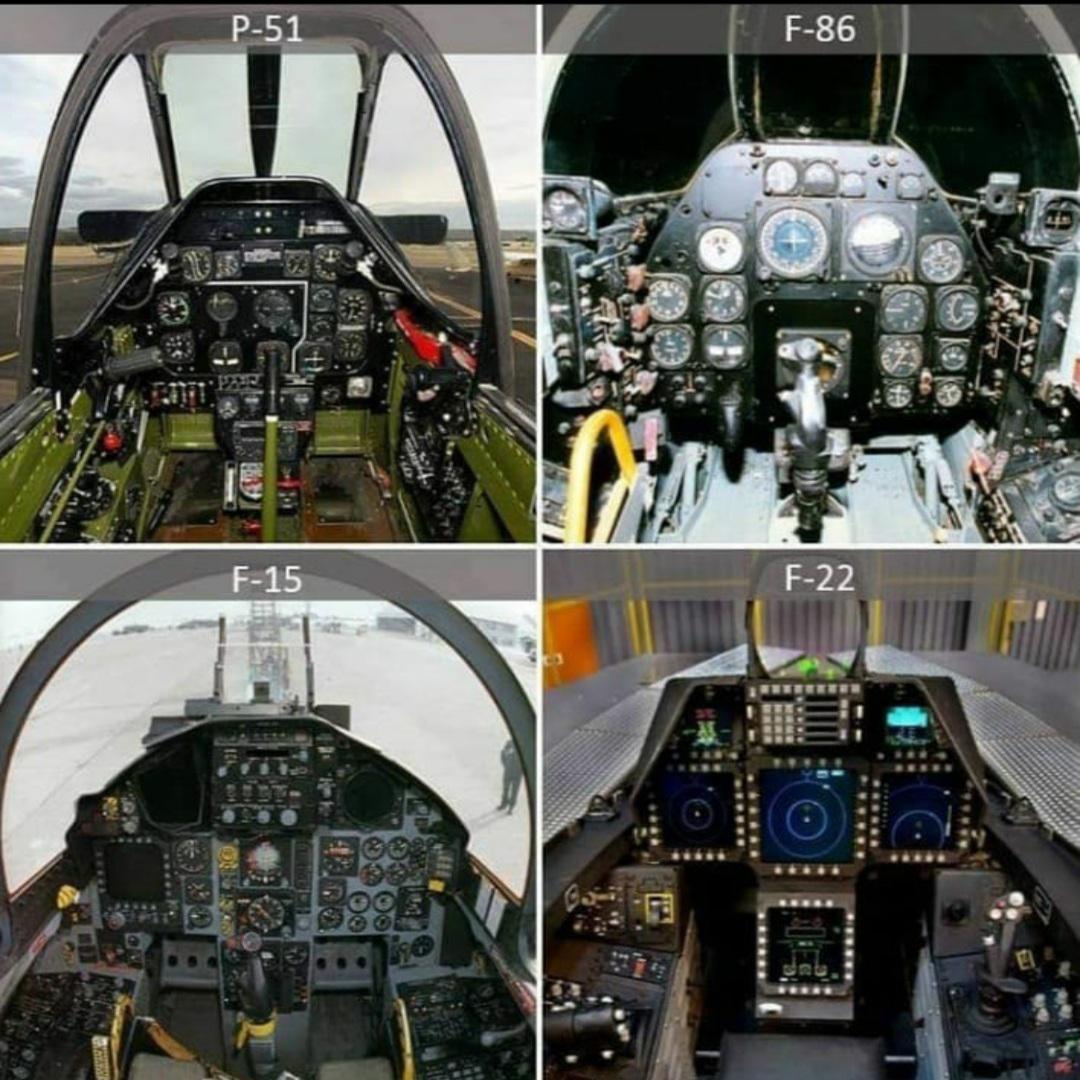 Evolution of cockpit [1080x1080] | Scrolller
