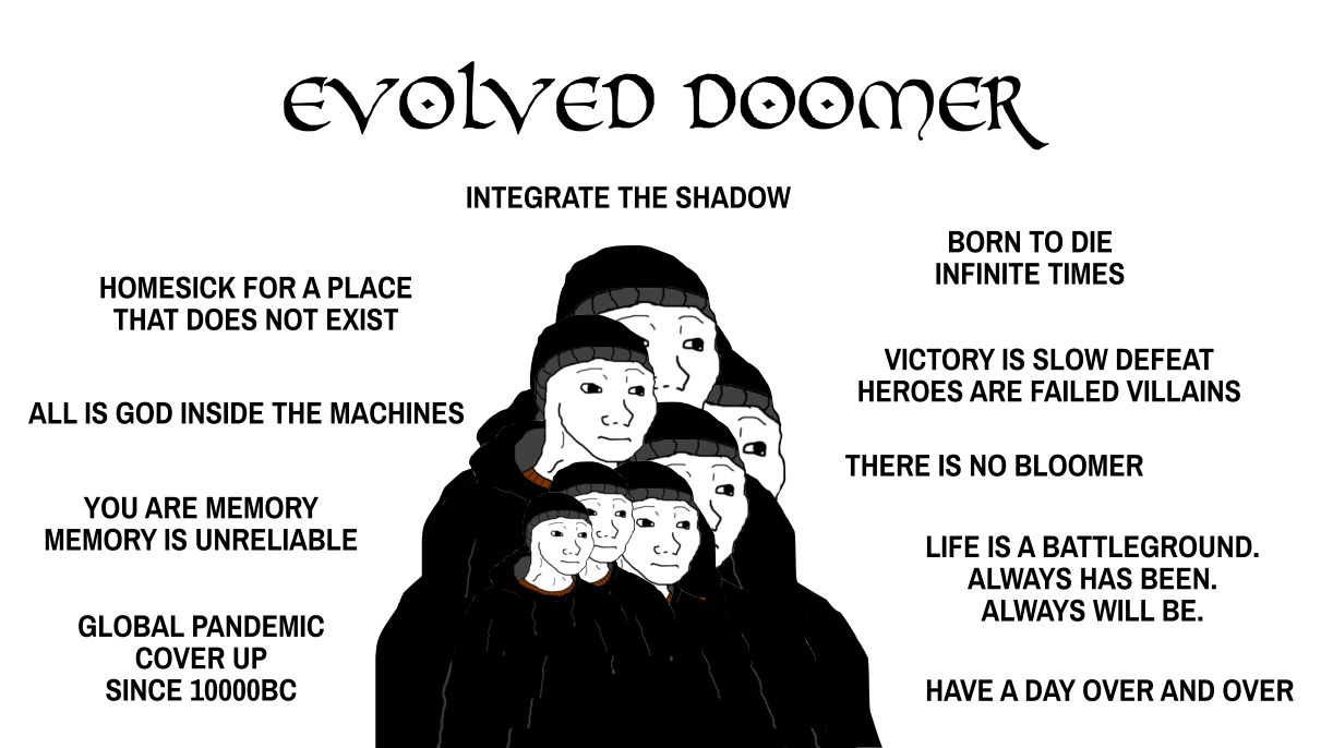 evolved doomer character | Scrolller