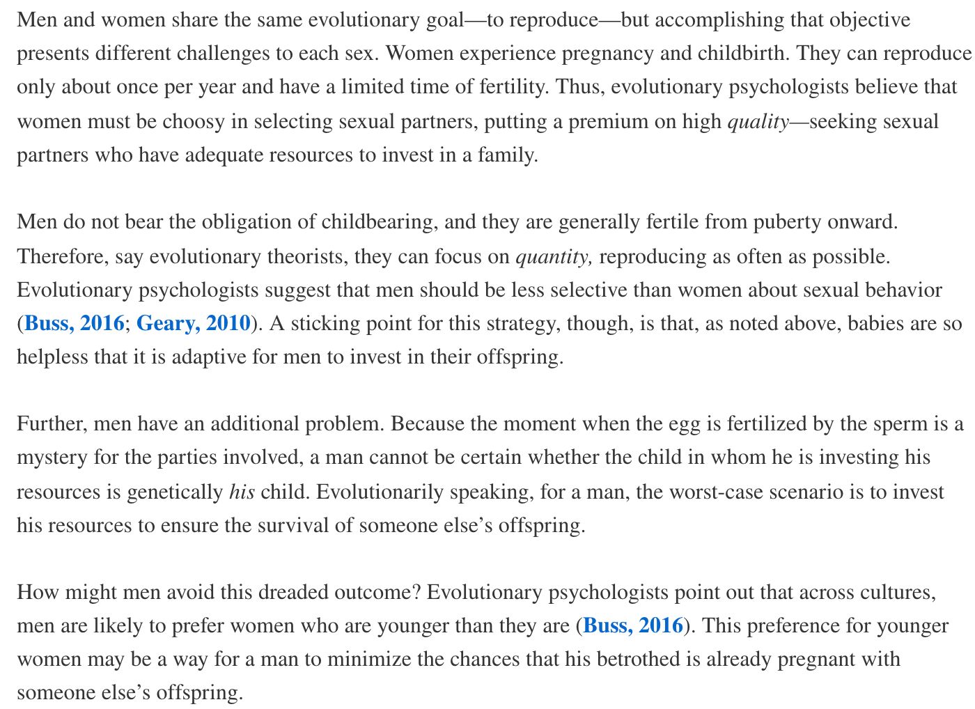 Excerpt On The Evolutionary Perspective On Gender From My Psych excerpt-on-the-evolutionary-perspective-on-gender-from-my-psych