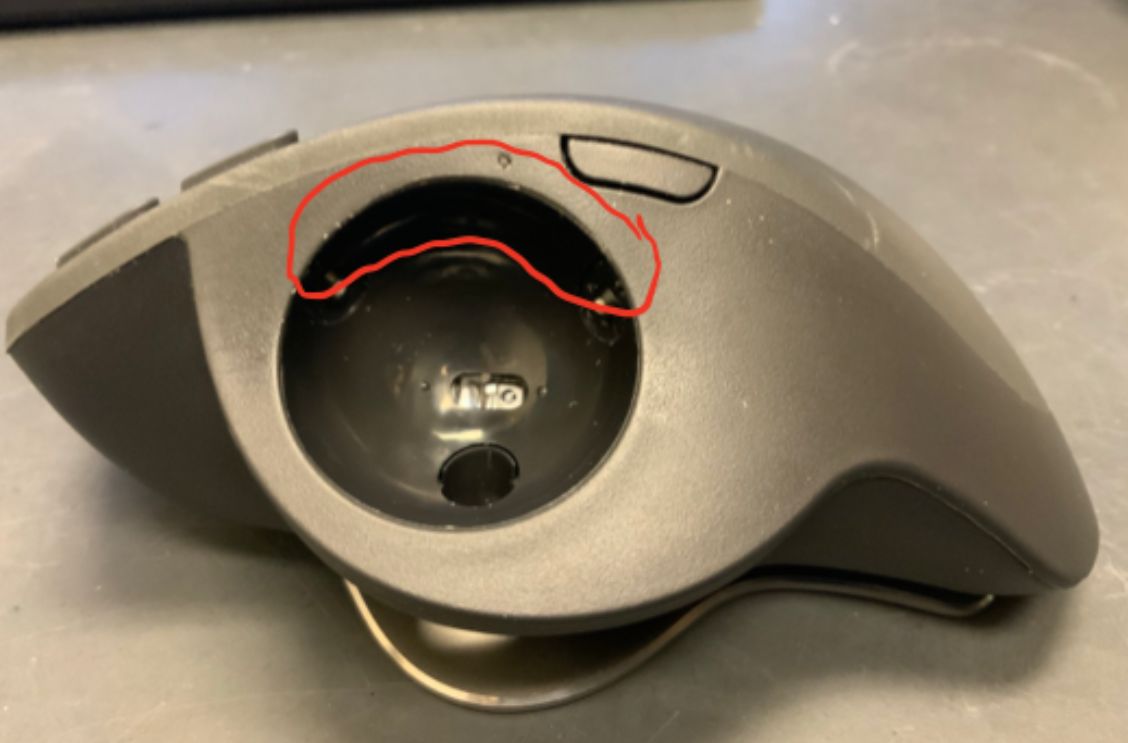Excess flashing impeding left-right movement on Logitech MX Ergo | Scrolller