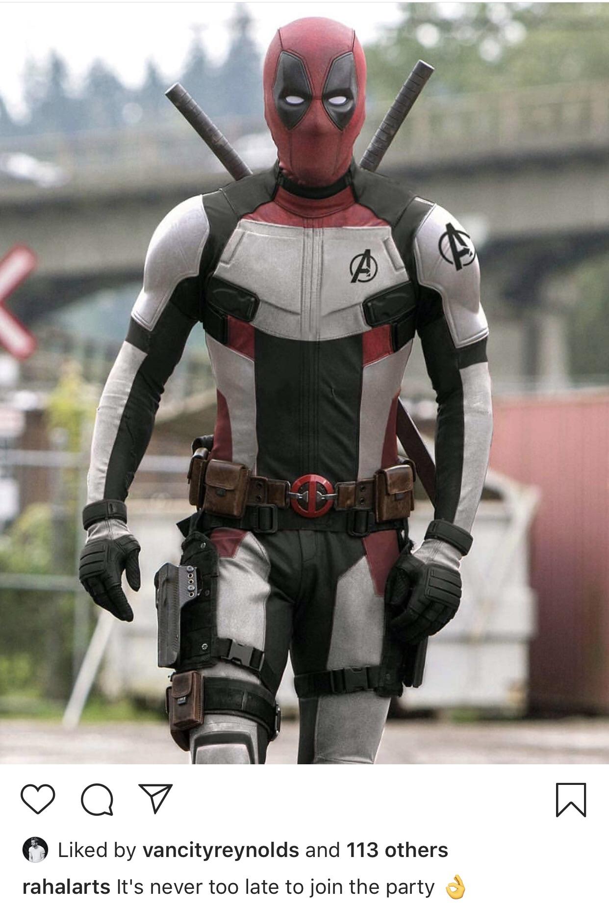 Exclusive leaked photos of on set of EndGame confirmed by Ryan Reynolds | Scrolller