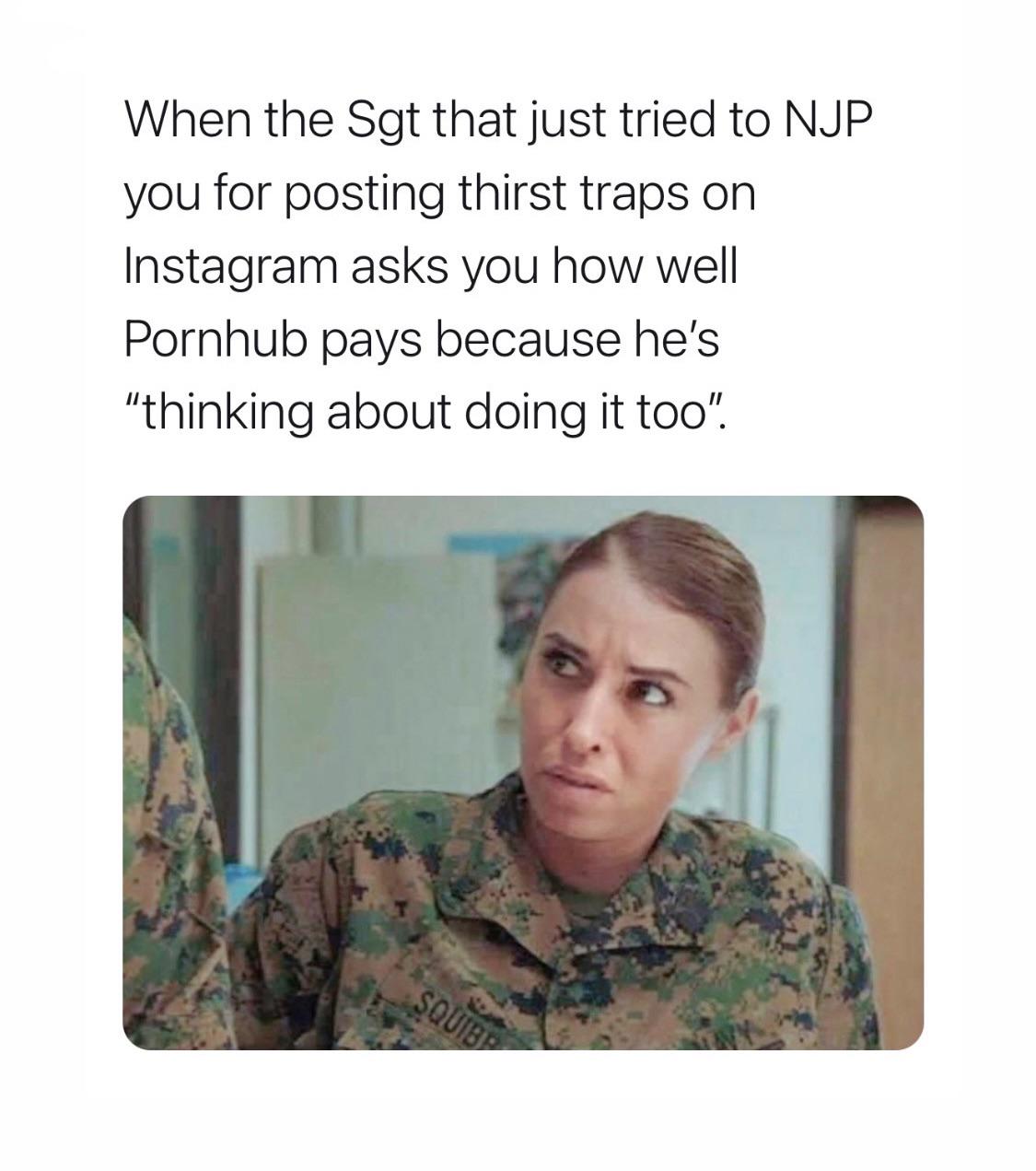 Excuse Me Sgt? | Scrolller