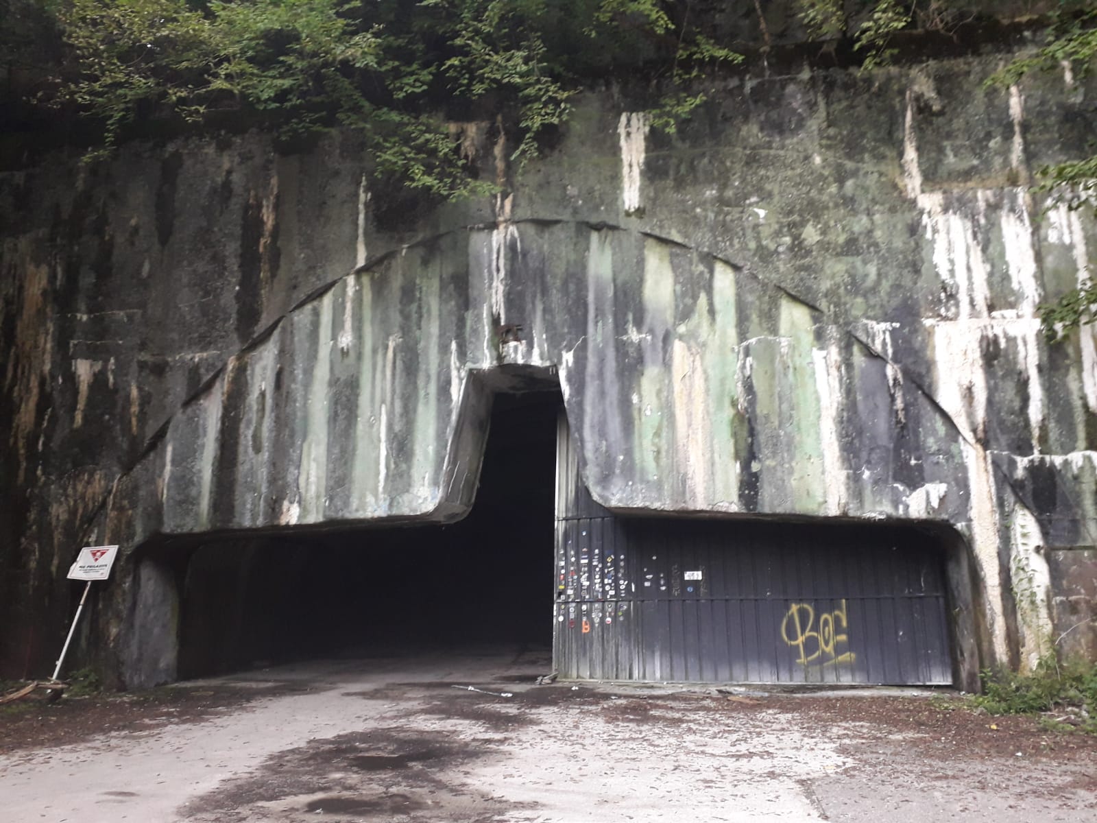 Exploring the nuclear bomb proof mountain airbase. | Scrolller