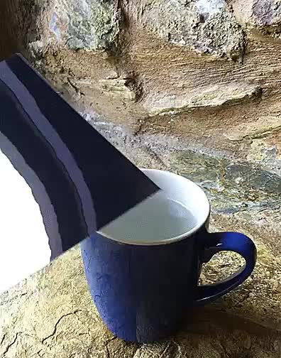 Exposing A Sheet Of Thermochromic Liquid Crystals To A Source Of Heat Causes A Local Shift In