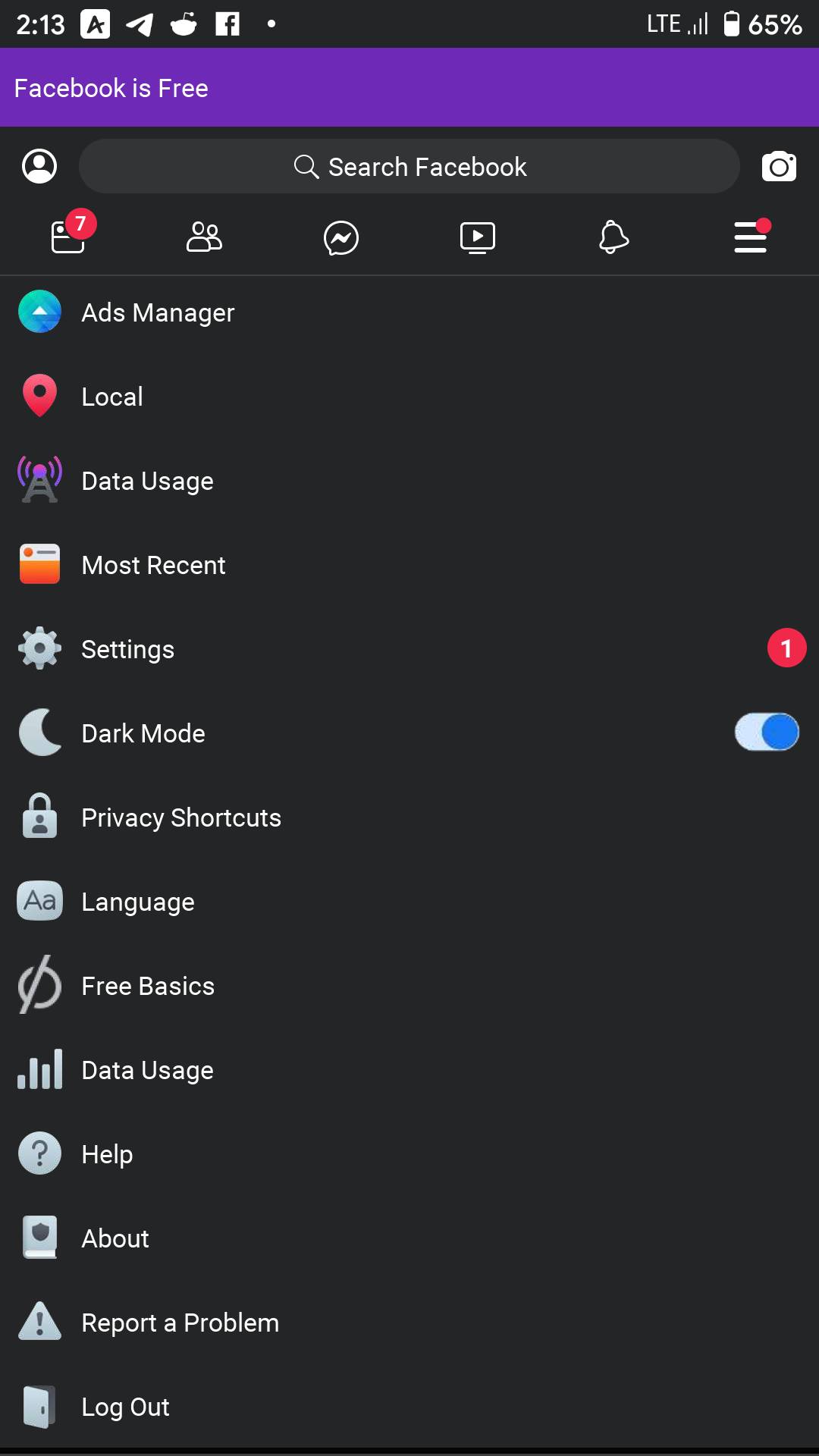Facebook Lite already got Dark Mode v183.0.0.8.122 | Scrolller