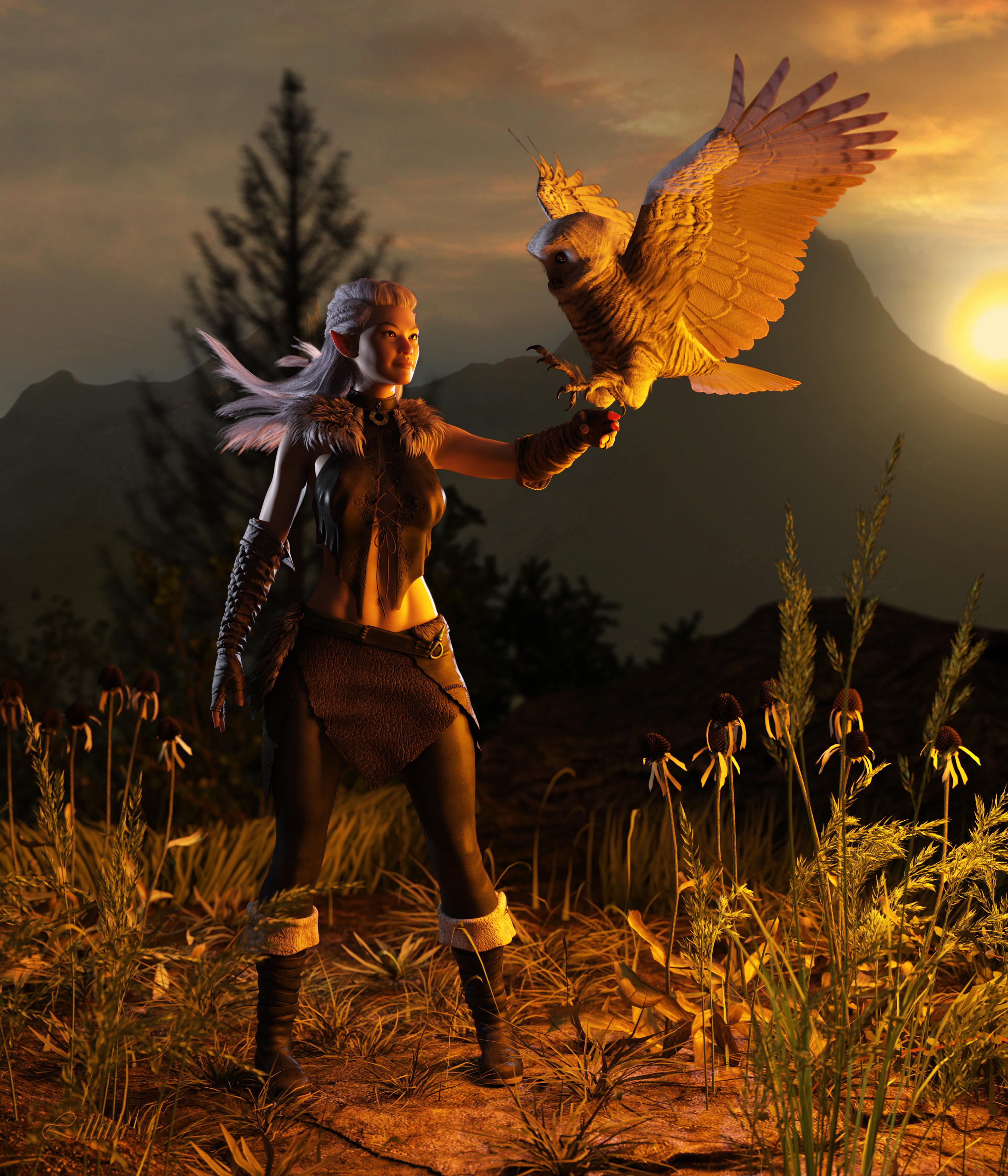 'Fae and Owl' by LillithI | Scrolller