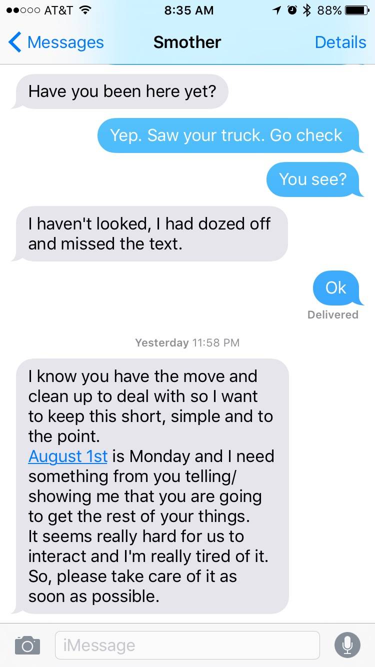 Fake in front of people but sends crappy text mixed signal text. | Scrolller