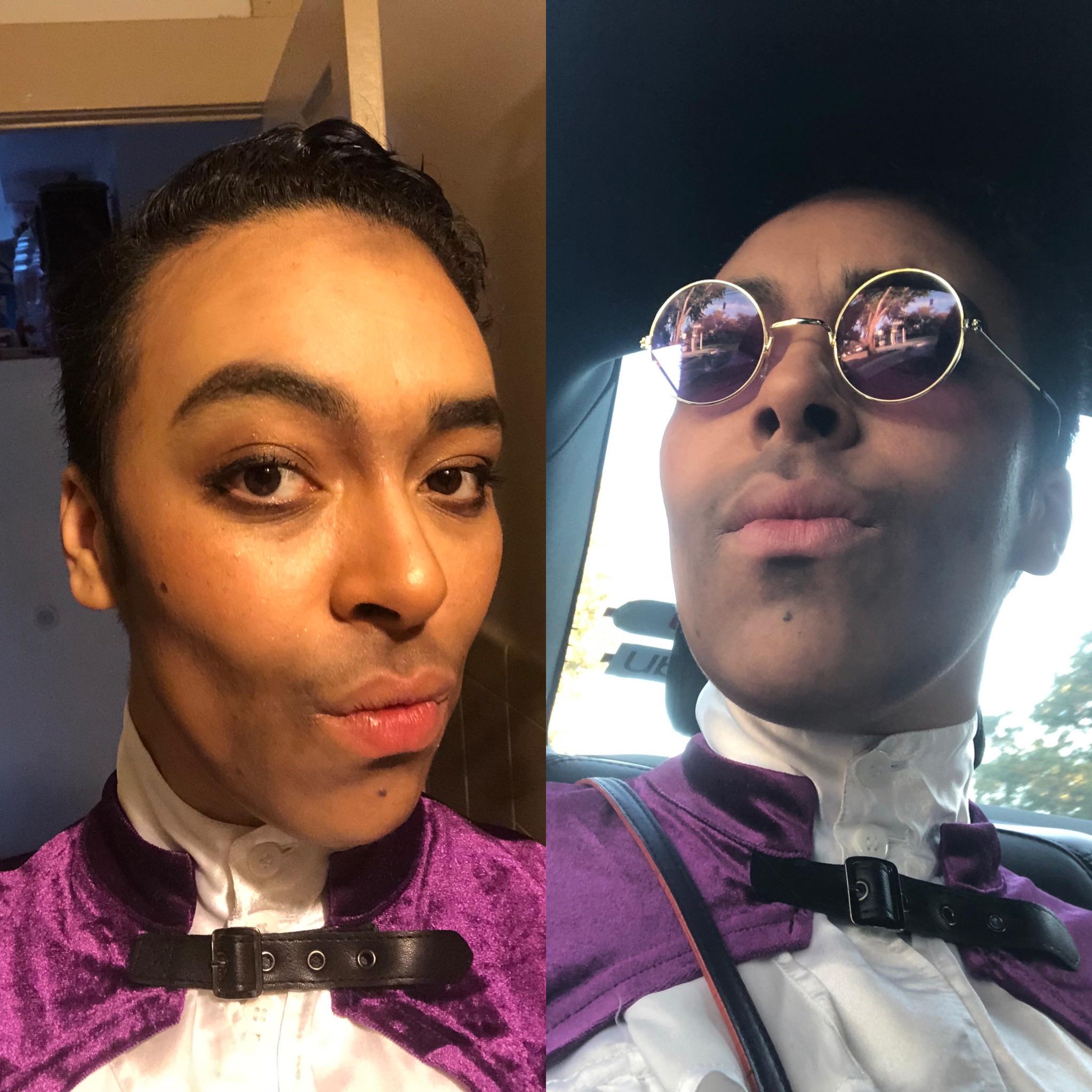 fake stubble for my Prince costume last week made me feel some typa way 🕺🏾 | Scrolller