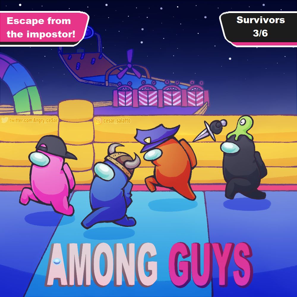 Fall Guys & Among Us crossover | Scrolller