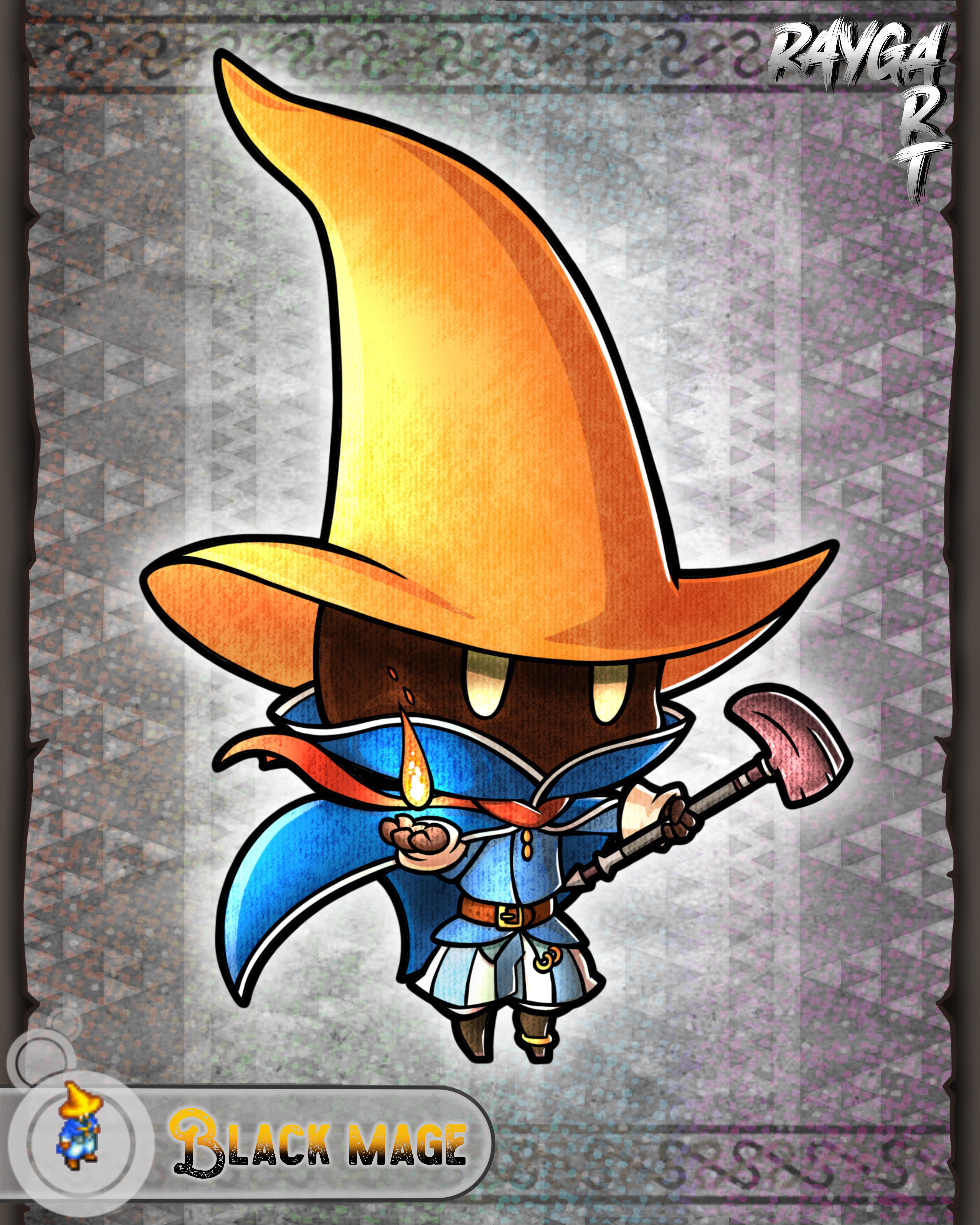 -Fan art- Black mage | Scrolller