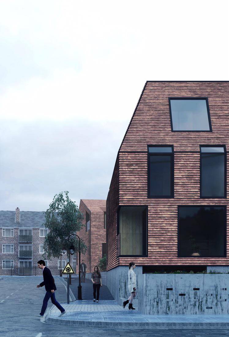 Fan-viz of apartment building designed by Tikari Works. Blender+Corona. | Scrolller