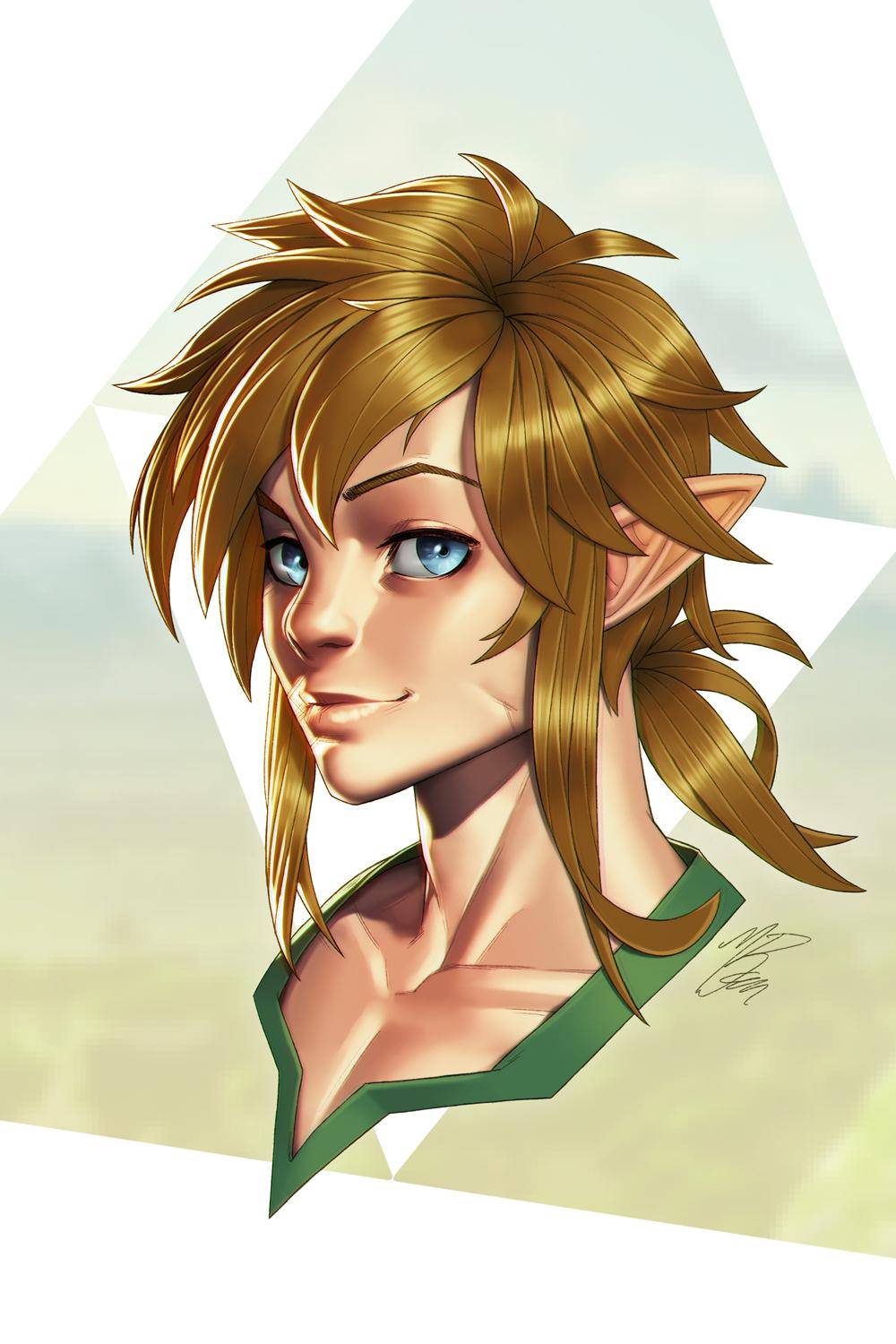 [Fanart by me] Portrait Illustration of Link | Scrolller