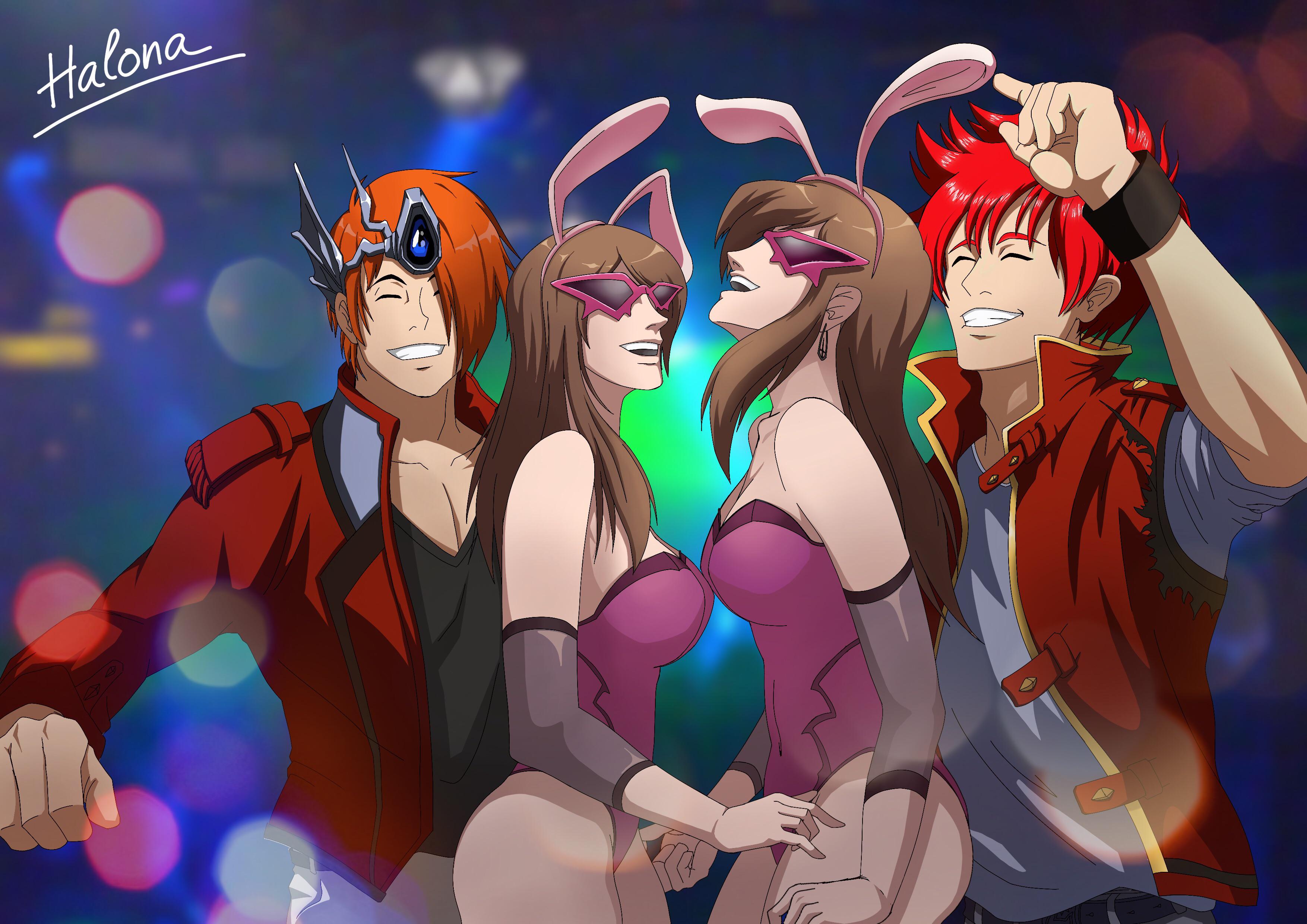 Fanart - Ledin and Elwin with their sidekicks | Scrolller