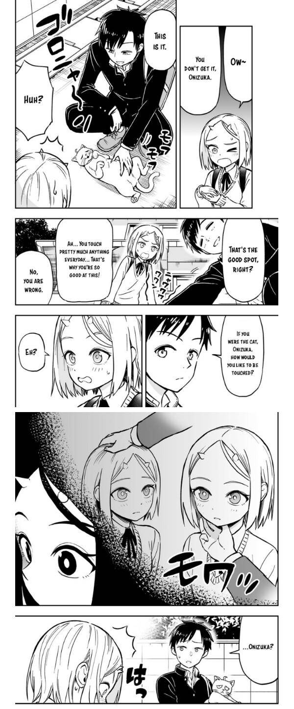 Fantasizing about headpats [Onizuka-chan and Sawarida-kun] | Scrolller