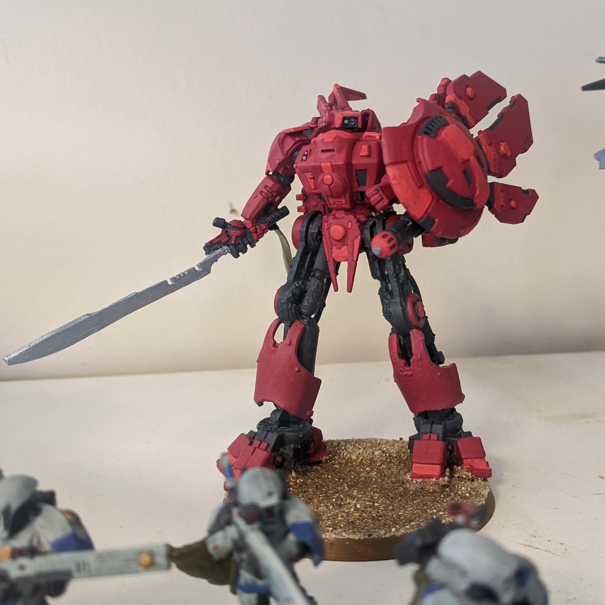 Farsight kitbash - the original model was looking a little on the tiny side next to my other ...