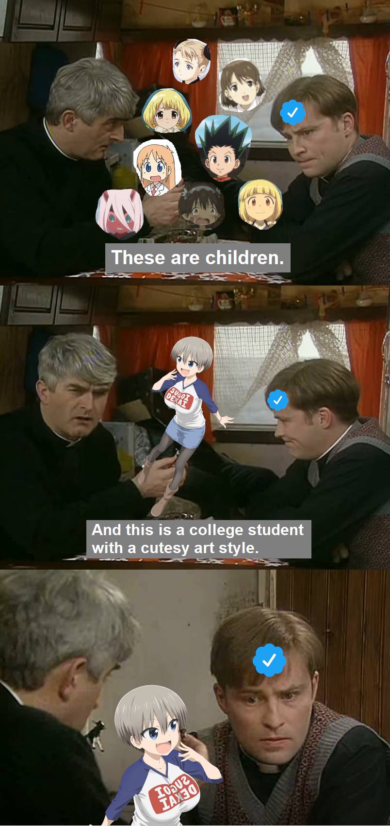 Father Ted explains Uzaki | Scrolller