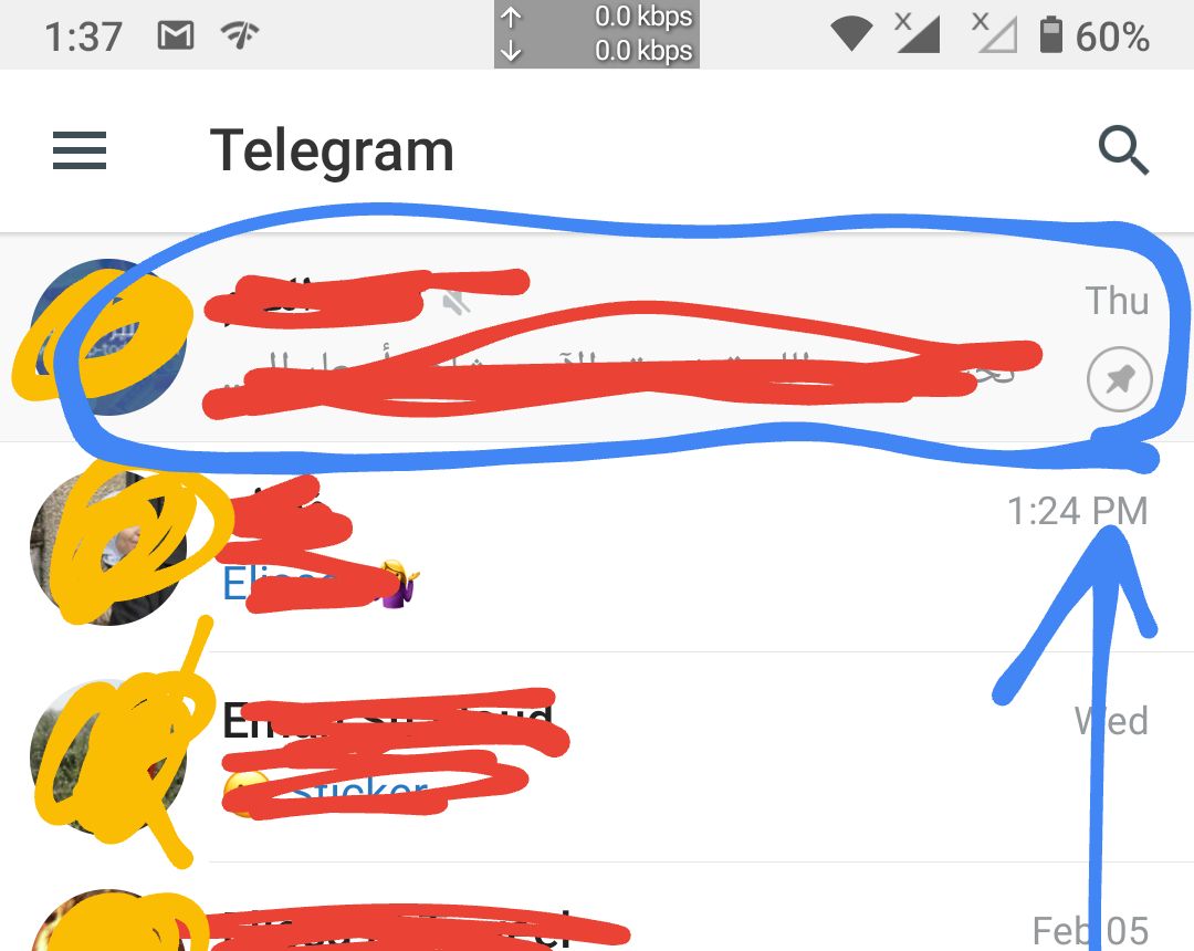 Feature Request: Contact Pinning (example from Telegram. | Scrolller