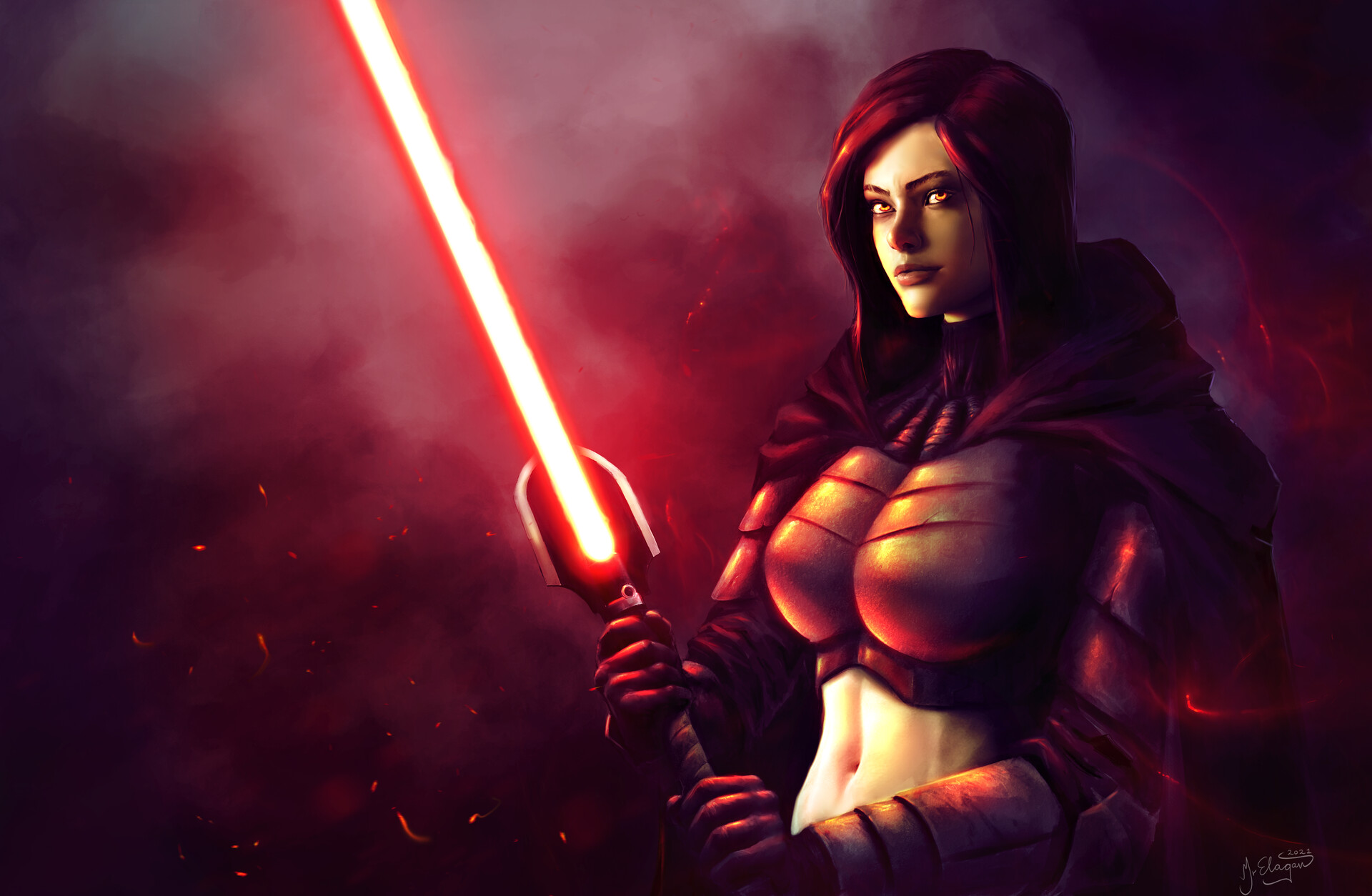 Female Sith Lord - by me, aka MrElagan. | Scrolller