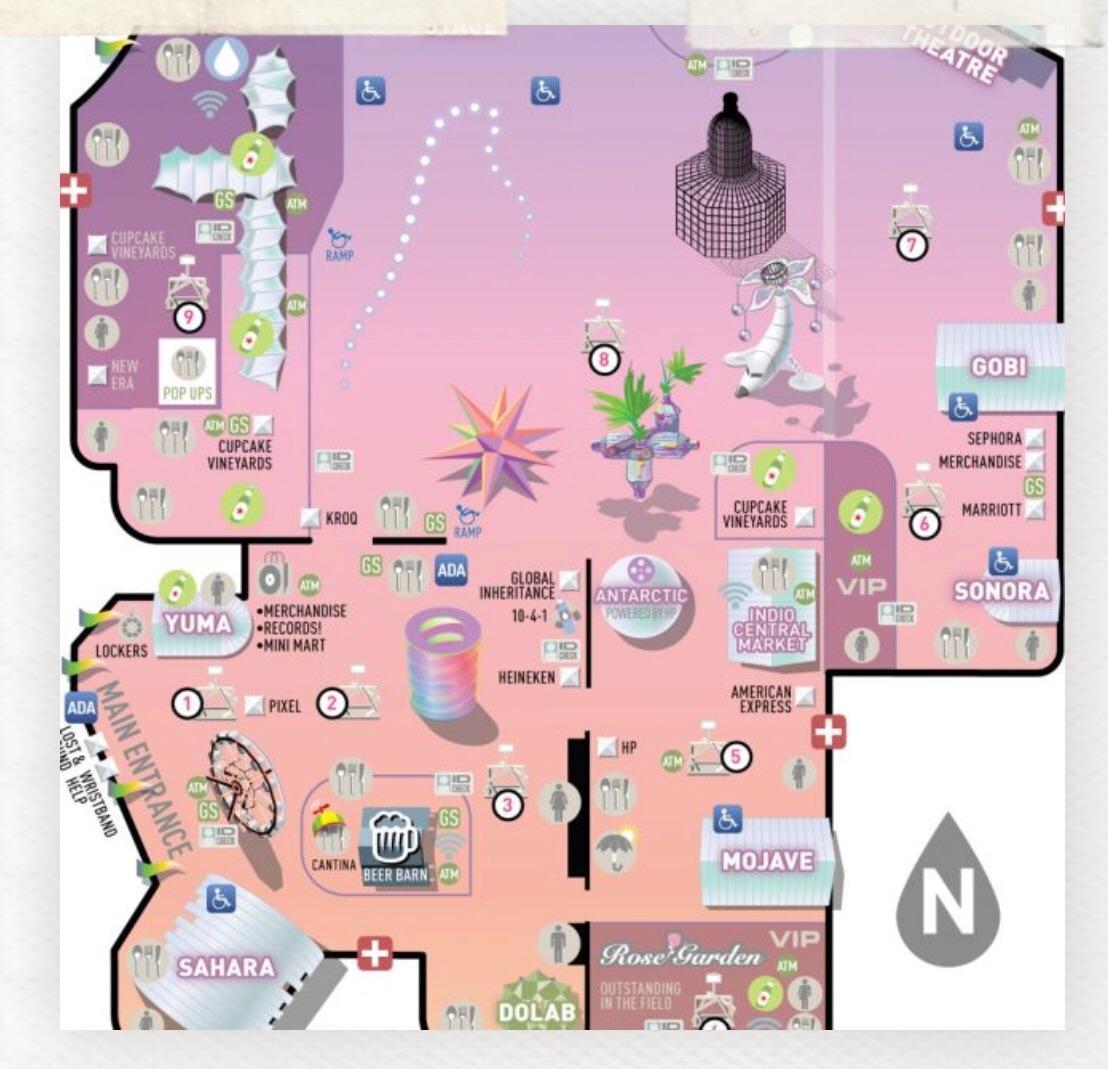 FESTIVAL GROUNDS MAP | Scrolller