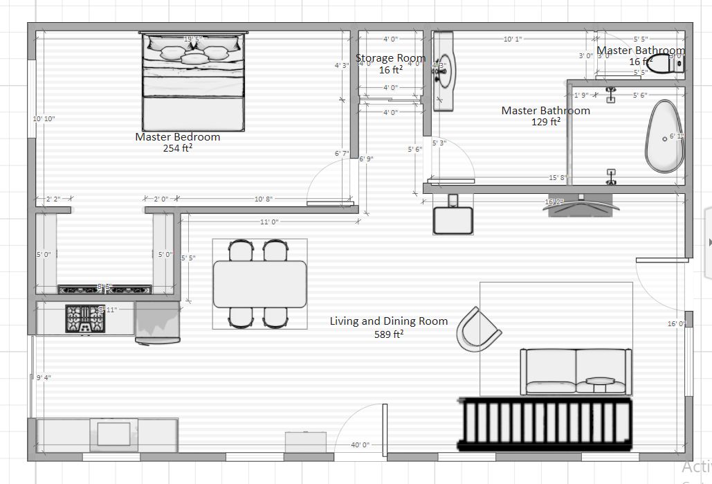 (Fictional) Critique my Floorplan | Scrolller