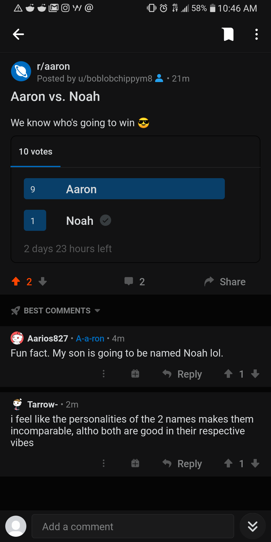 😔 😡 FIGHT FOR YOUR NAME, NOAH! | Scrolller