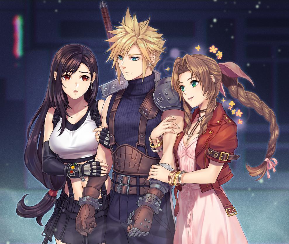 Cloud, Tifa and Aerith Fanart by OHSE | Scrolller
