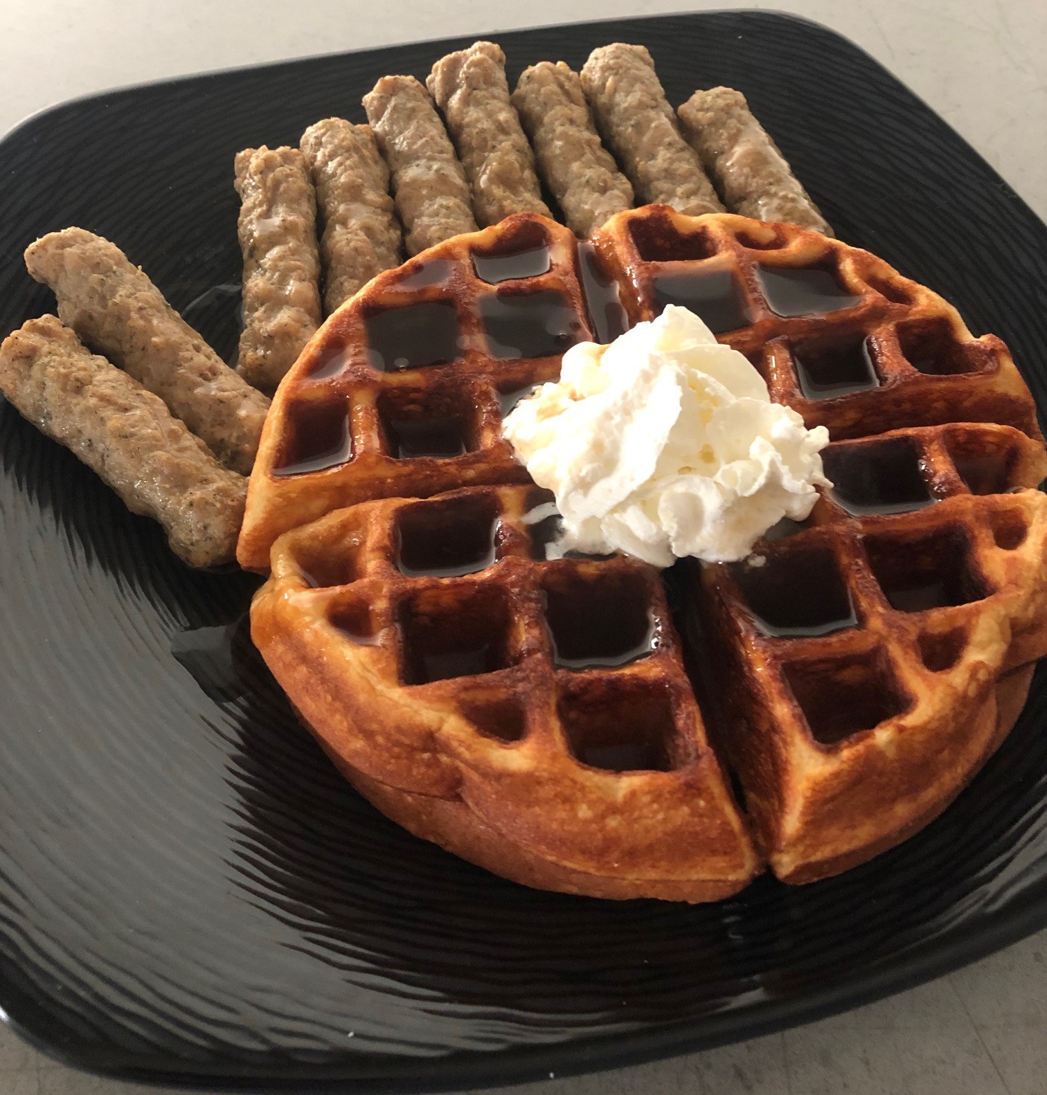 Finally! a Low-carb, high-protein belgian-style waffle with good taste and texture. | Scrolller