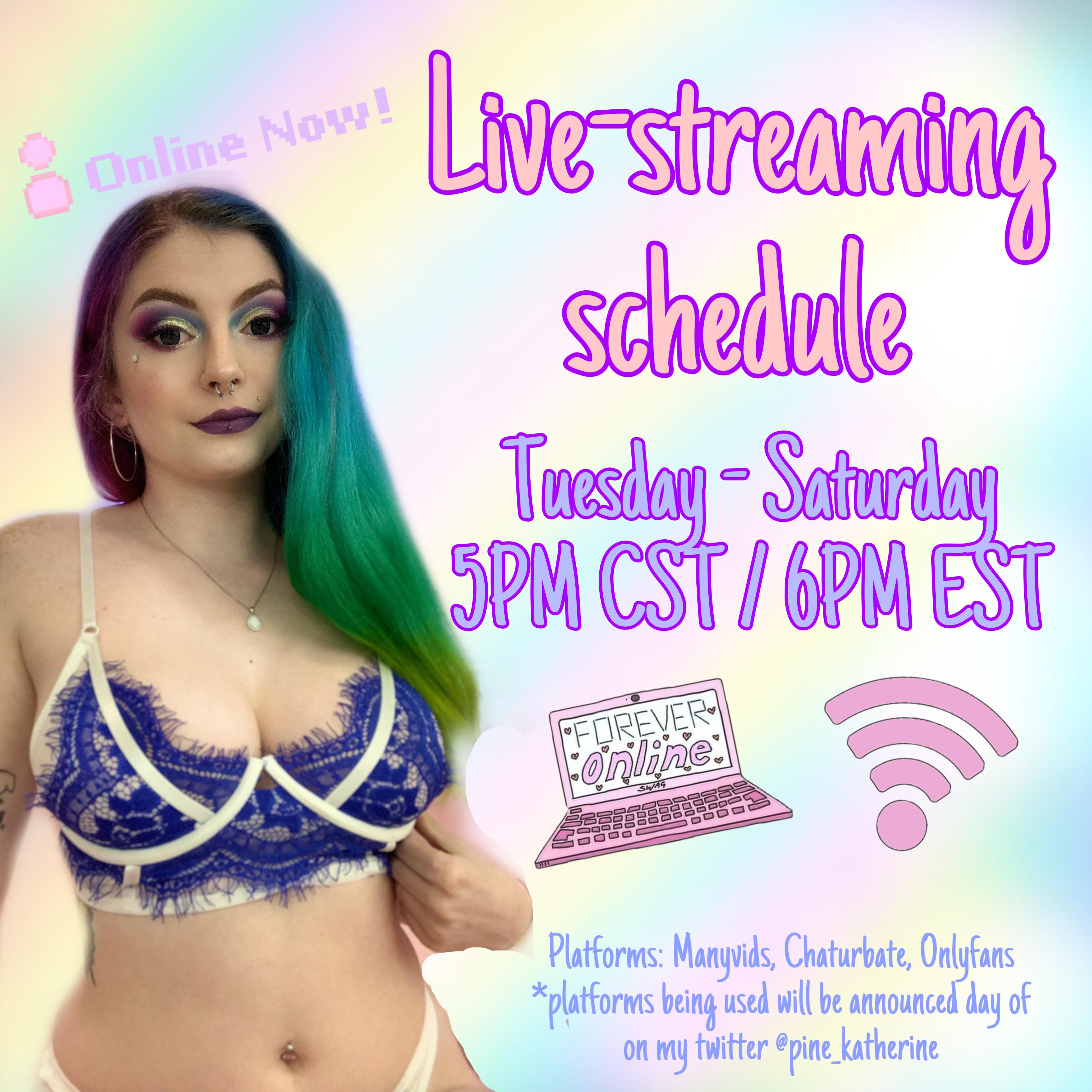 FINALLY announcing my live-streaming schedule! Tuesday - Saturday 6 PM eastern time! | Scrolller