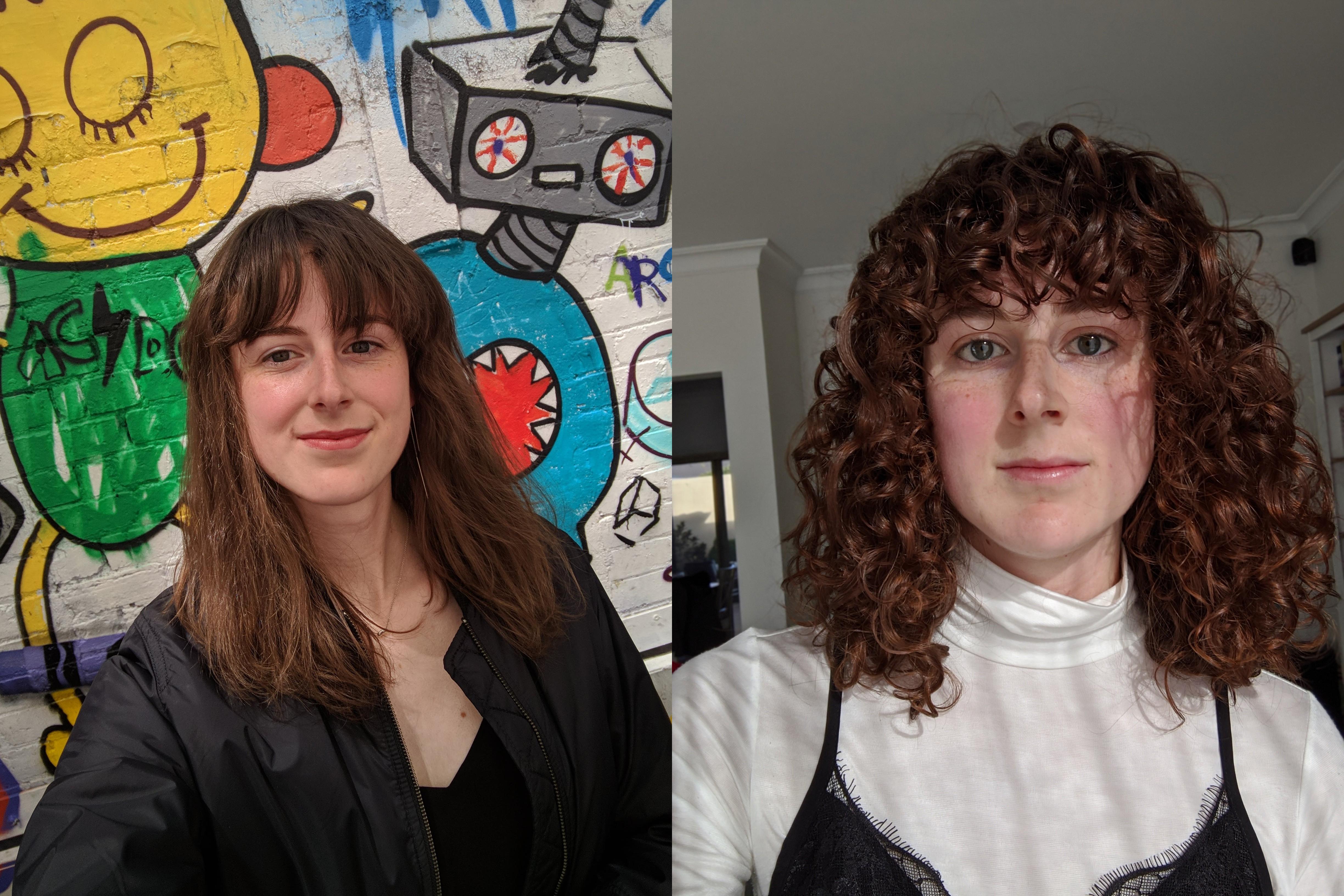 Finally embracing my curls this year after straightening them since ... Finally embracing my curls this year after straightening them since ...