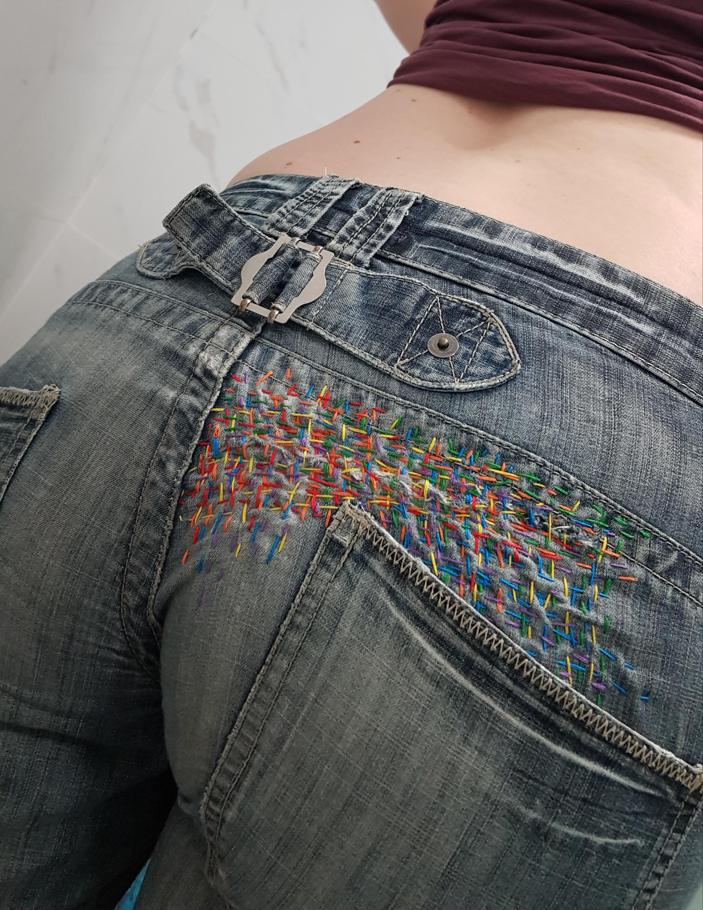 Finally fixed the tear in my pants 😊 | Scrolller