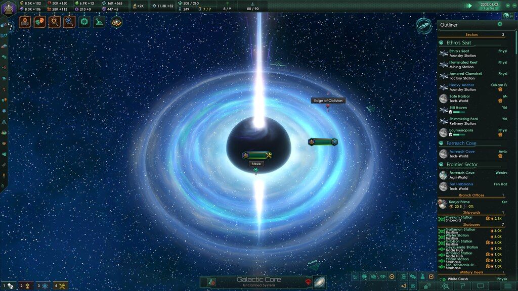 Finally unlocked the Galactic Core, what amazi- STEVE? | Scrolller