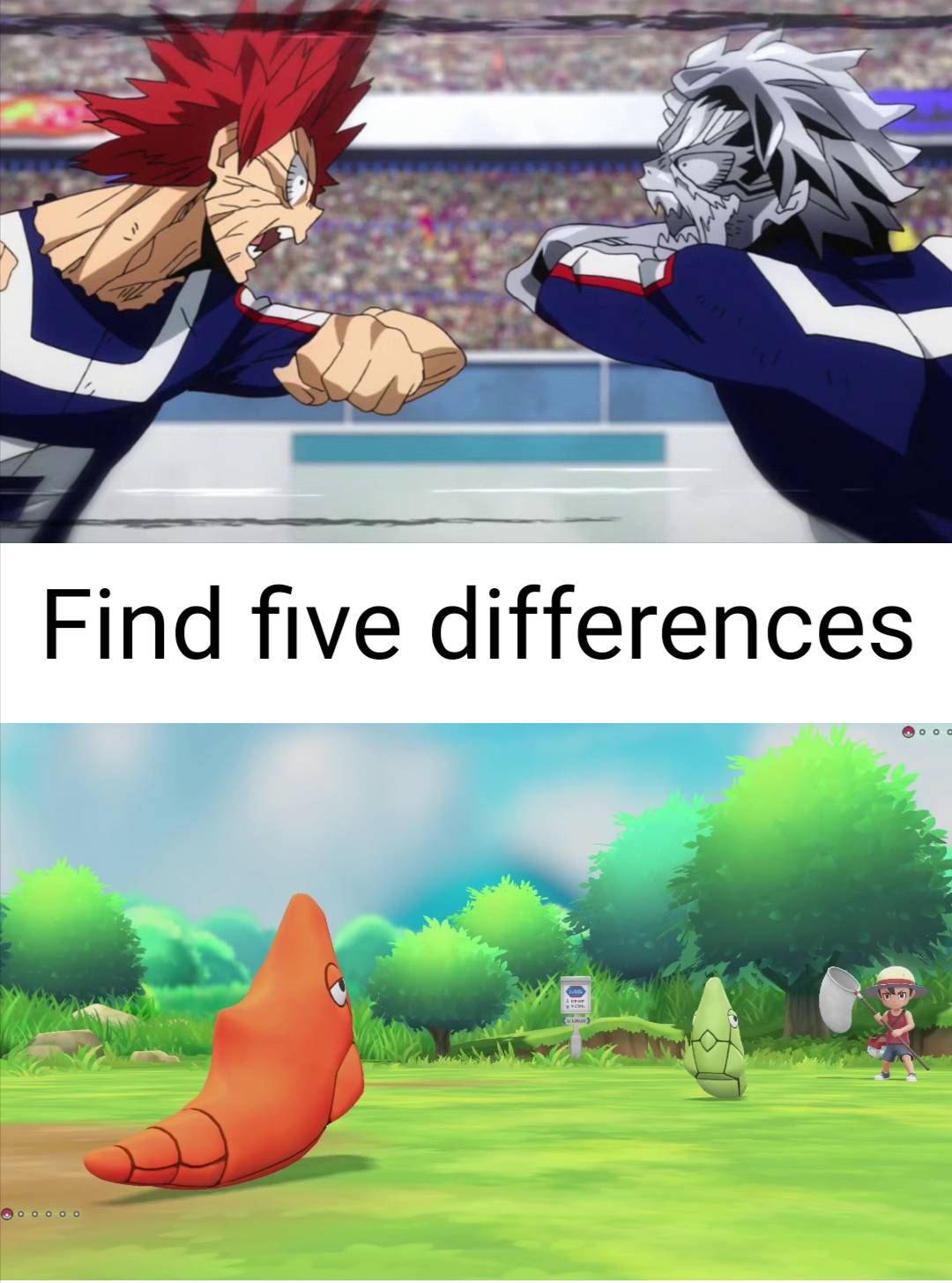 Find five differences ( Difficulty lvl hard) | Scrolller