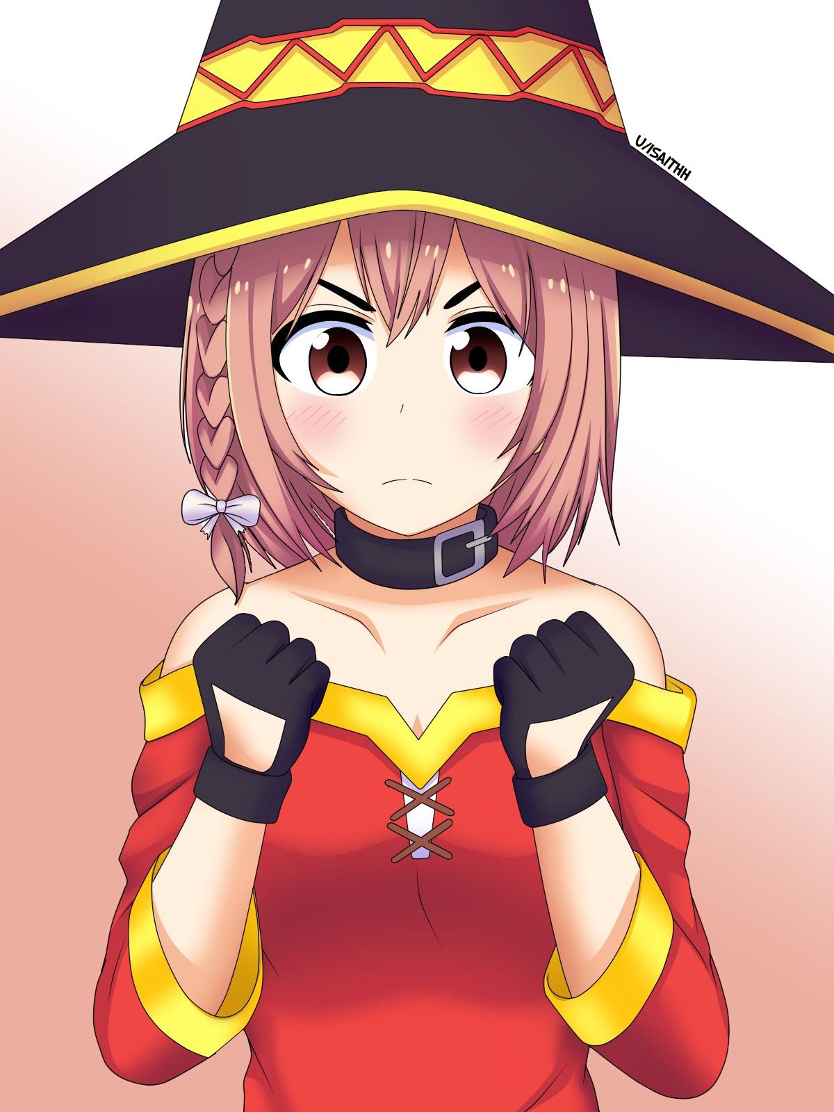 Finished drawing Sumi x Megumin! | Scrolller