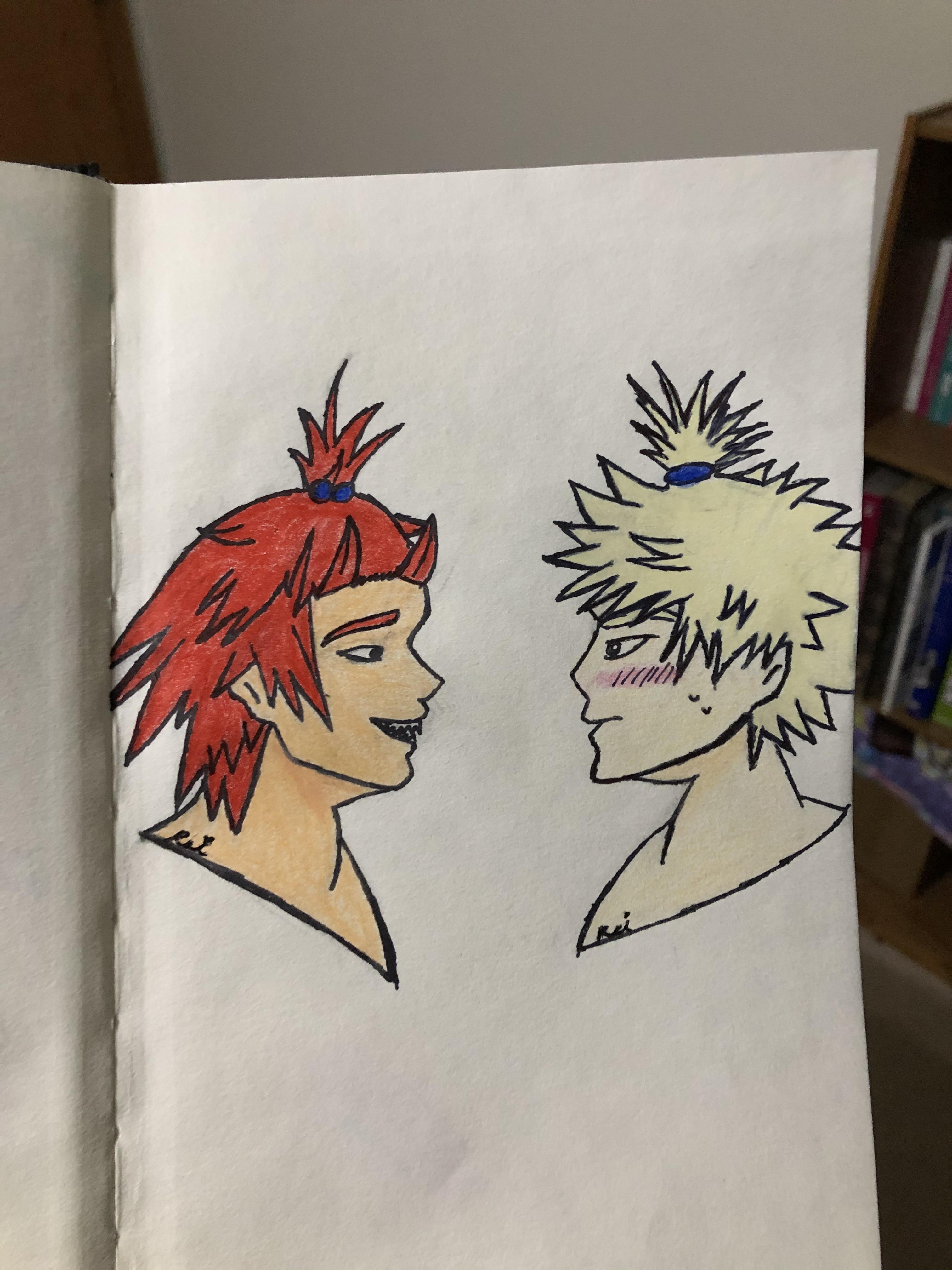 Finished KiriBaku drawing | Scrolller