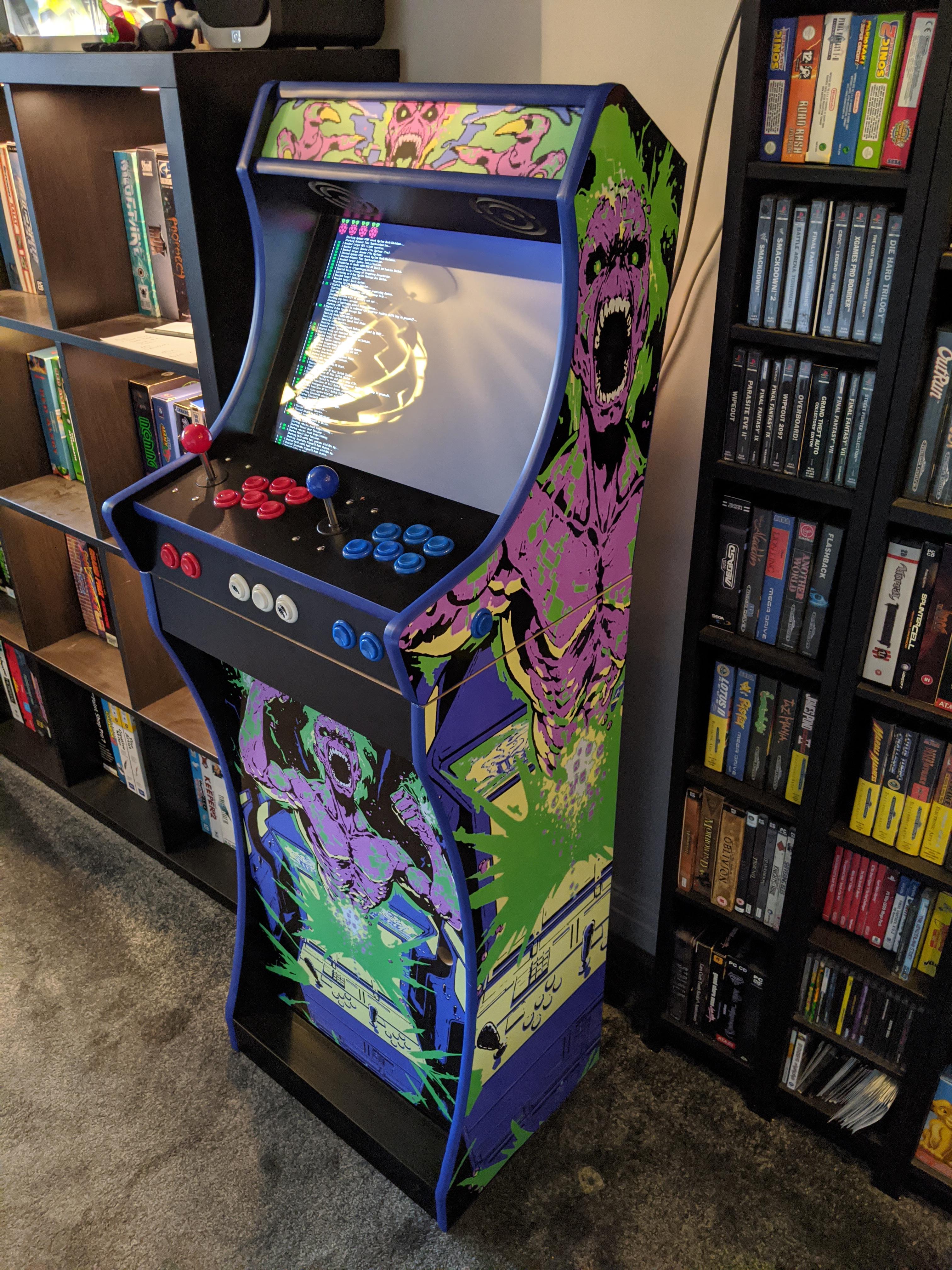 Finished my 'Speed of Light' themed arcade machine! | Scrolller
