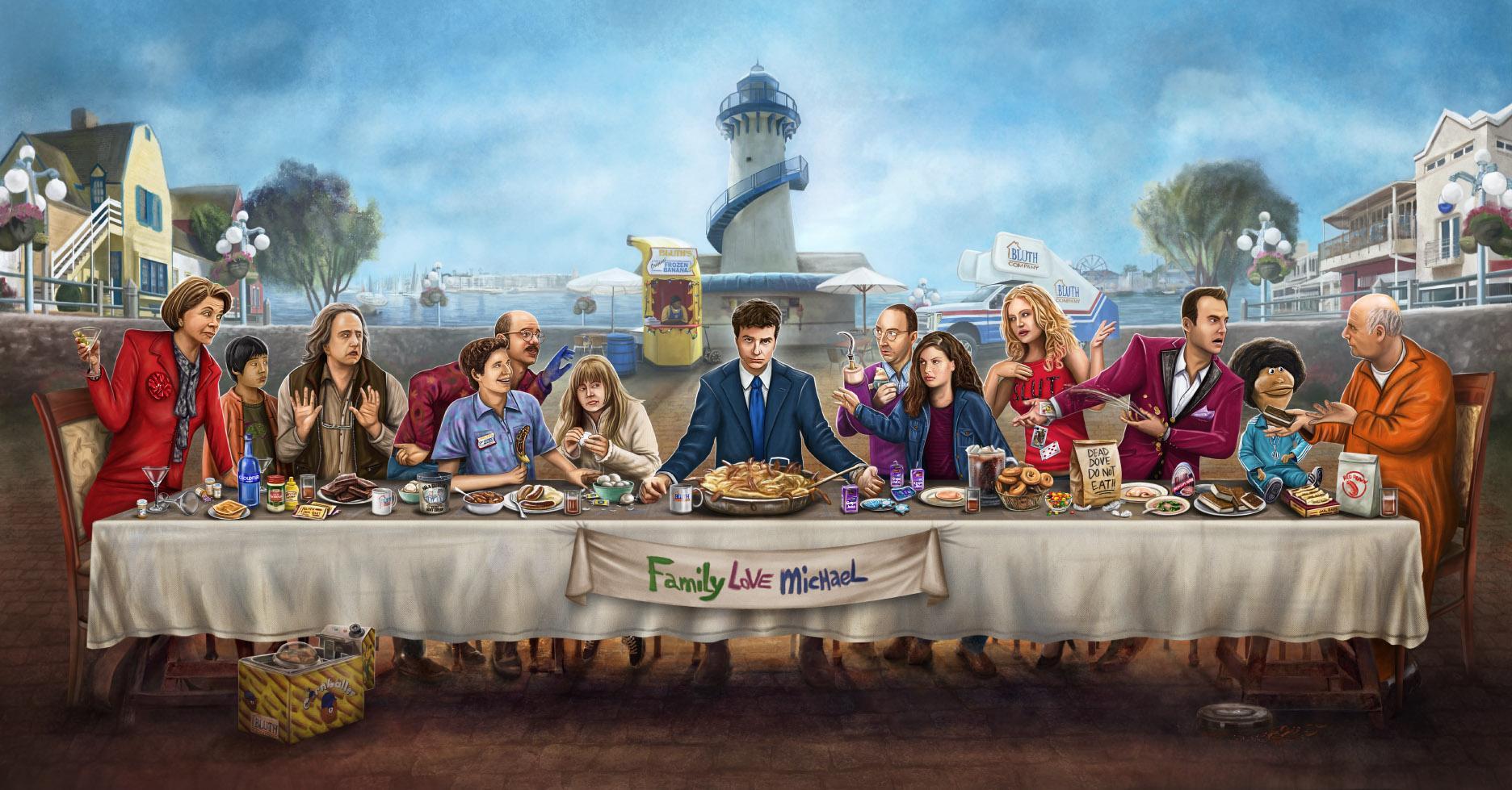 Finished painting "The Last Supper" with the Bluths! | Scrolller