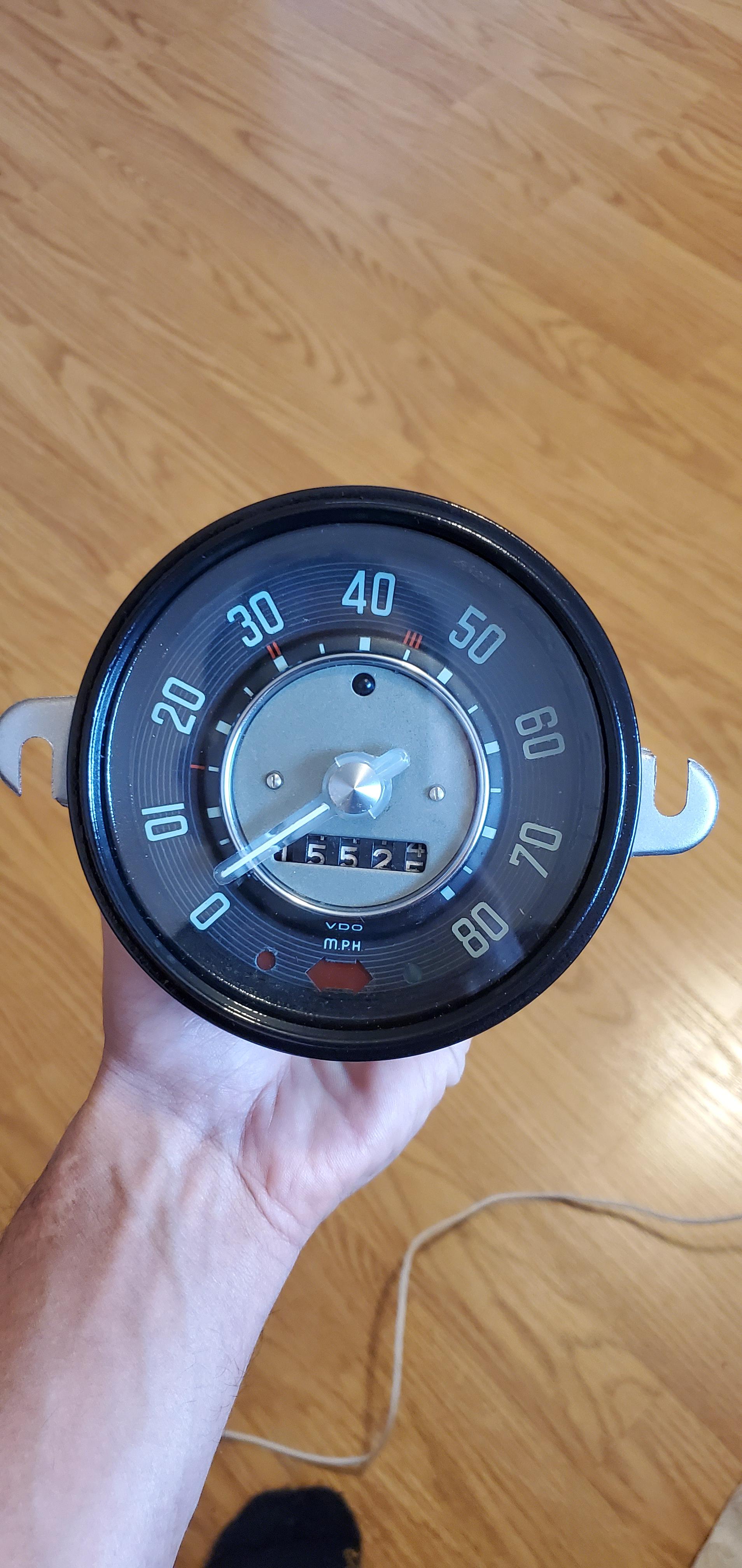 Finished rebuilding my 1960 speedo | Scrolller