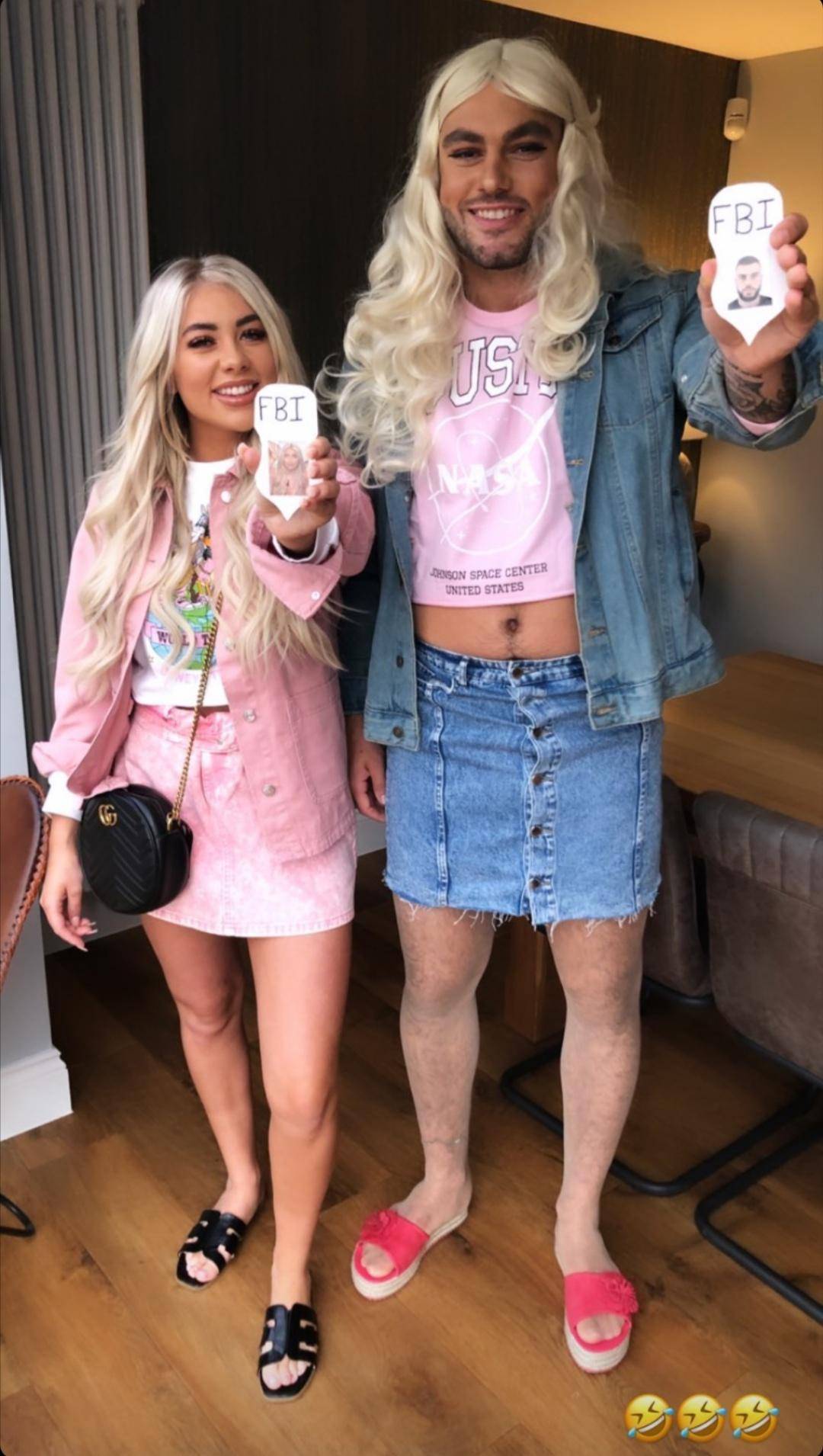 finn and paige dressed up as white chicks, im dead 😂 | Scrolller