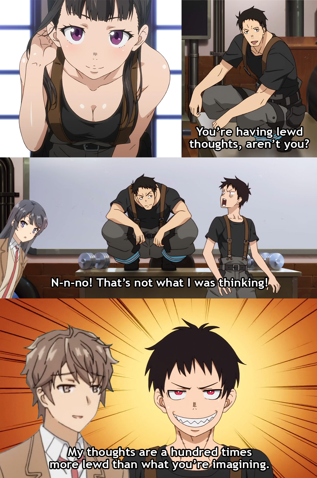 [Fire Force] Rascal Does Not Dream of Maki Senpai | Scrolller