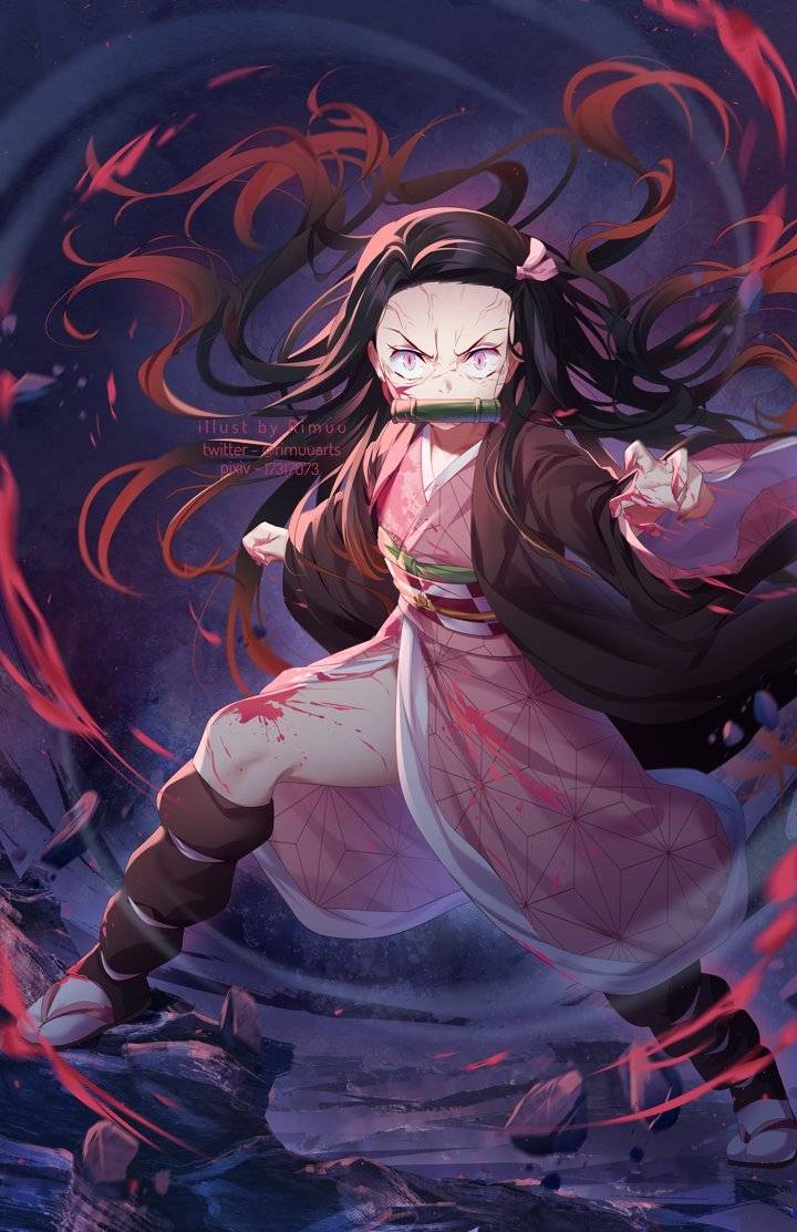 Fired Up Nezuko | Scrolller