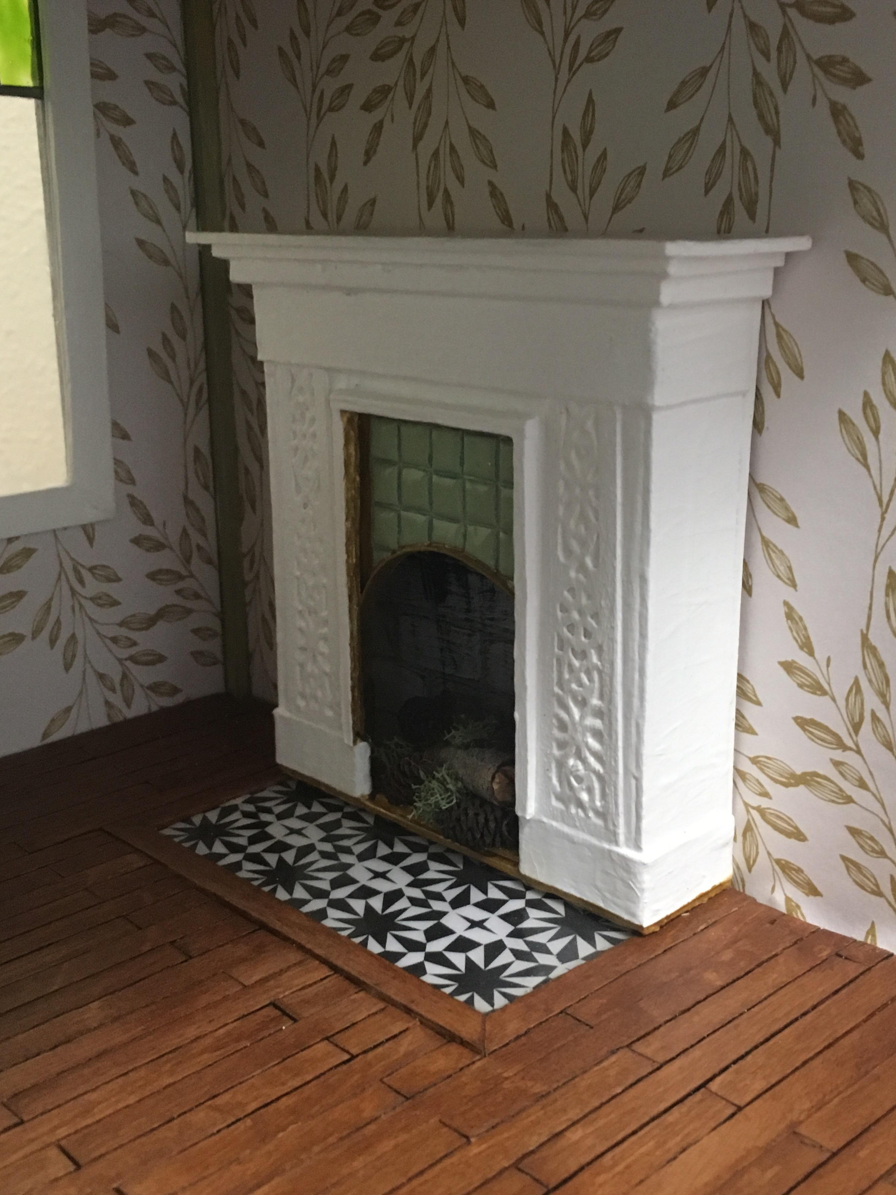 Fireplace installed. | Scrolller