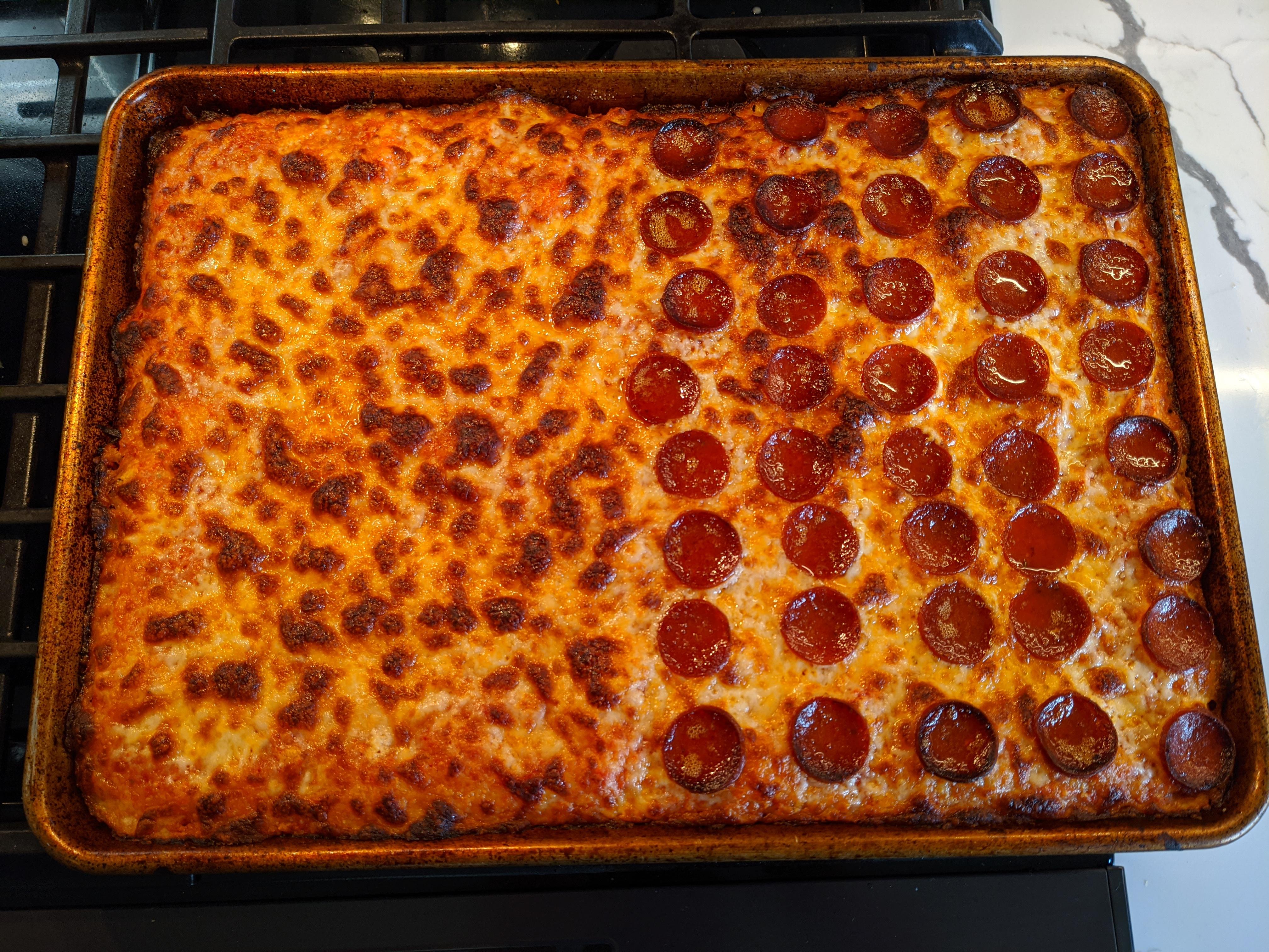 First attempt at a pan pizza | Scrolller