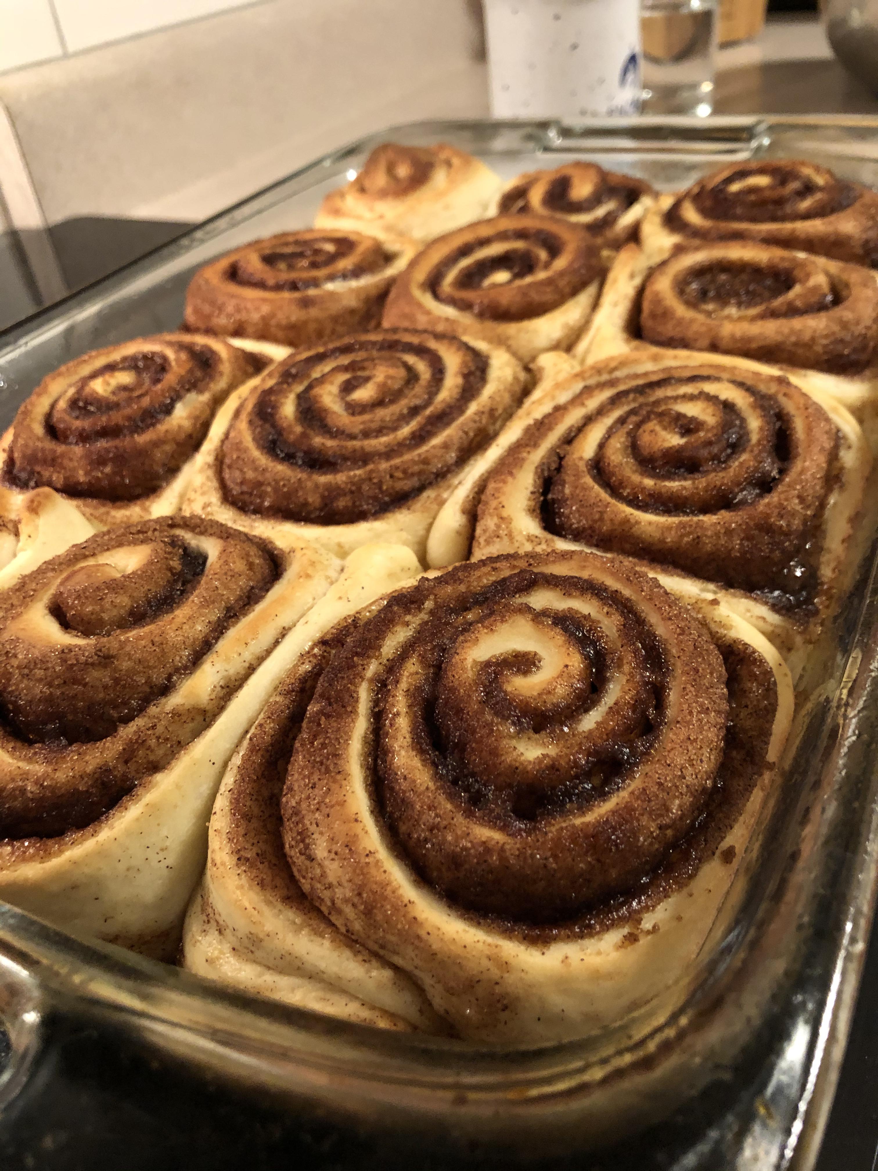 First Attempt at Cinnamon Rolls | Scrolller