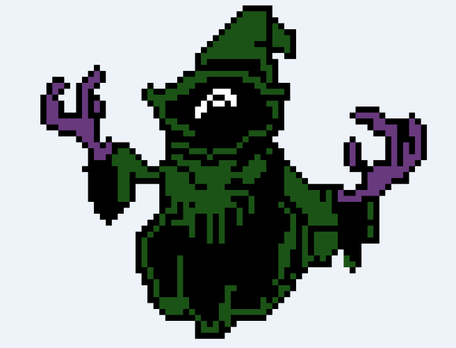 First attempt at drawing Green Mage | Scrolller