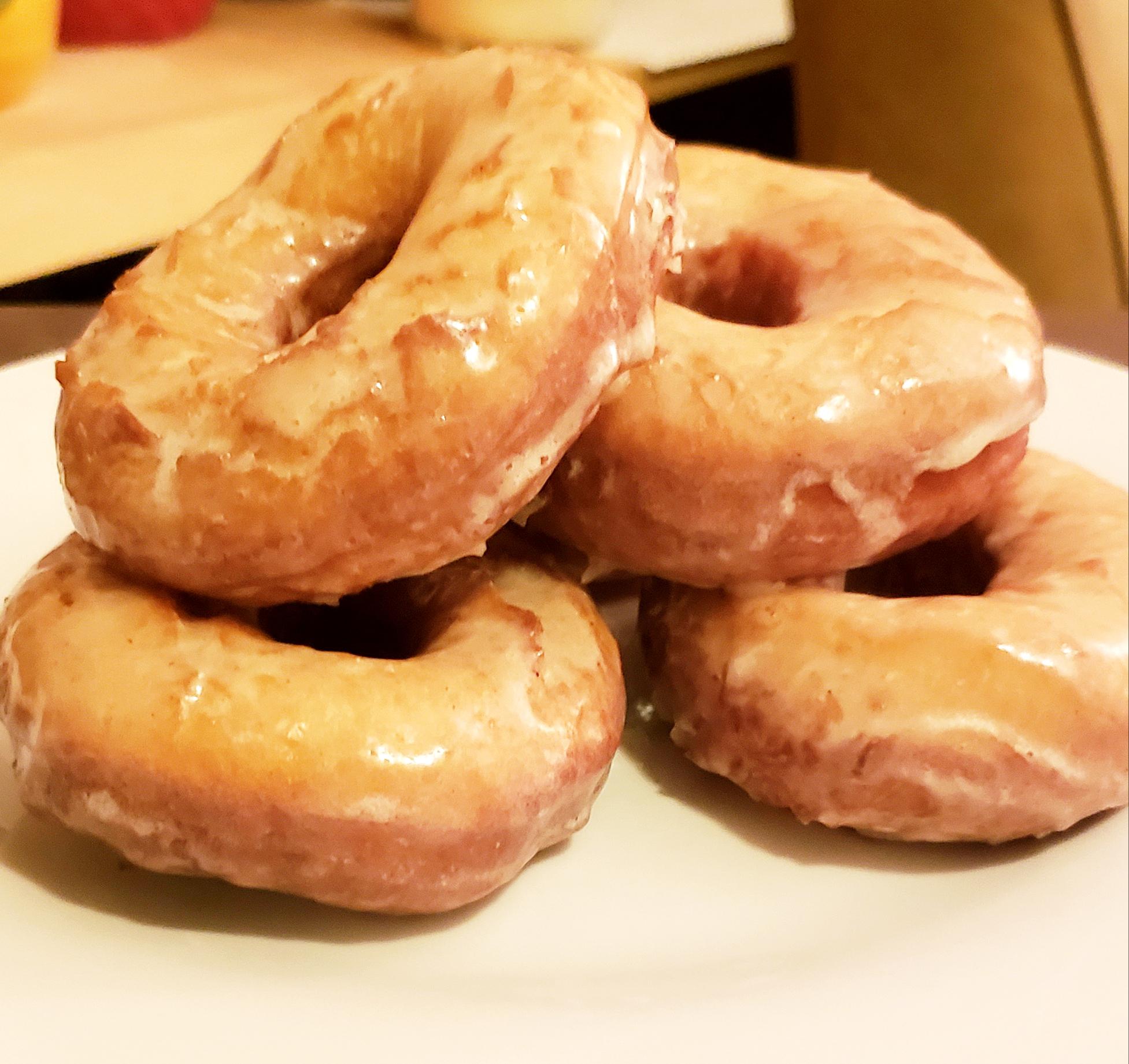 First attempt at Glazed Doughnuts | Scrolller